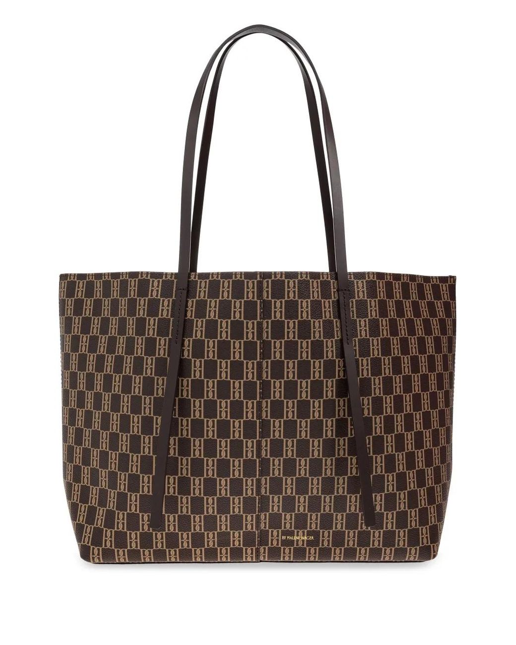 By Malene Birger Abigail Monogram Tote Bag in Brown | Lyst UK