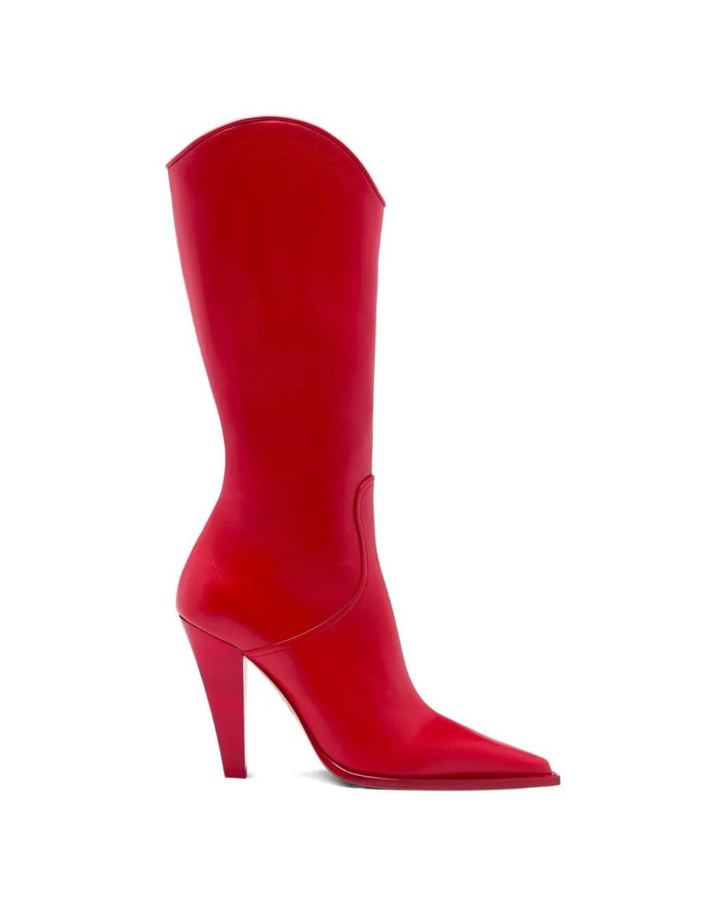 Paris Texas Nadia Pointed-Toe Boots in Red | Lyst