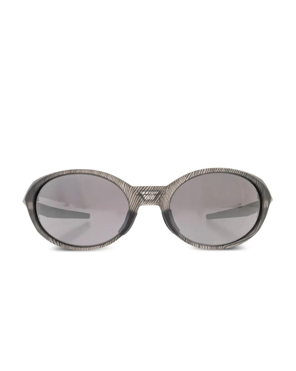 Oakley Fingerprint Oval-Frame Sunglasses in Gray for Men | Lyst