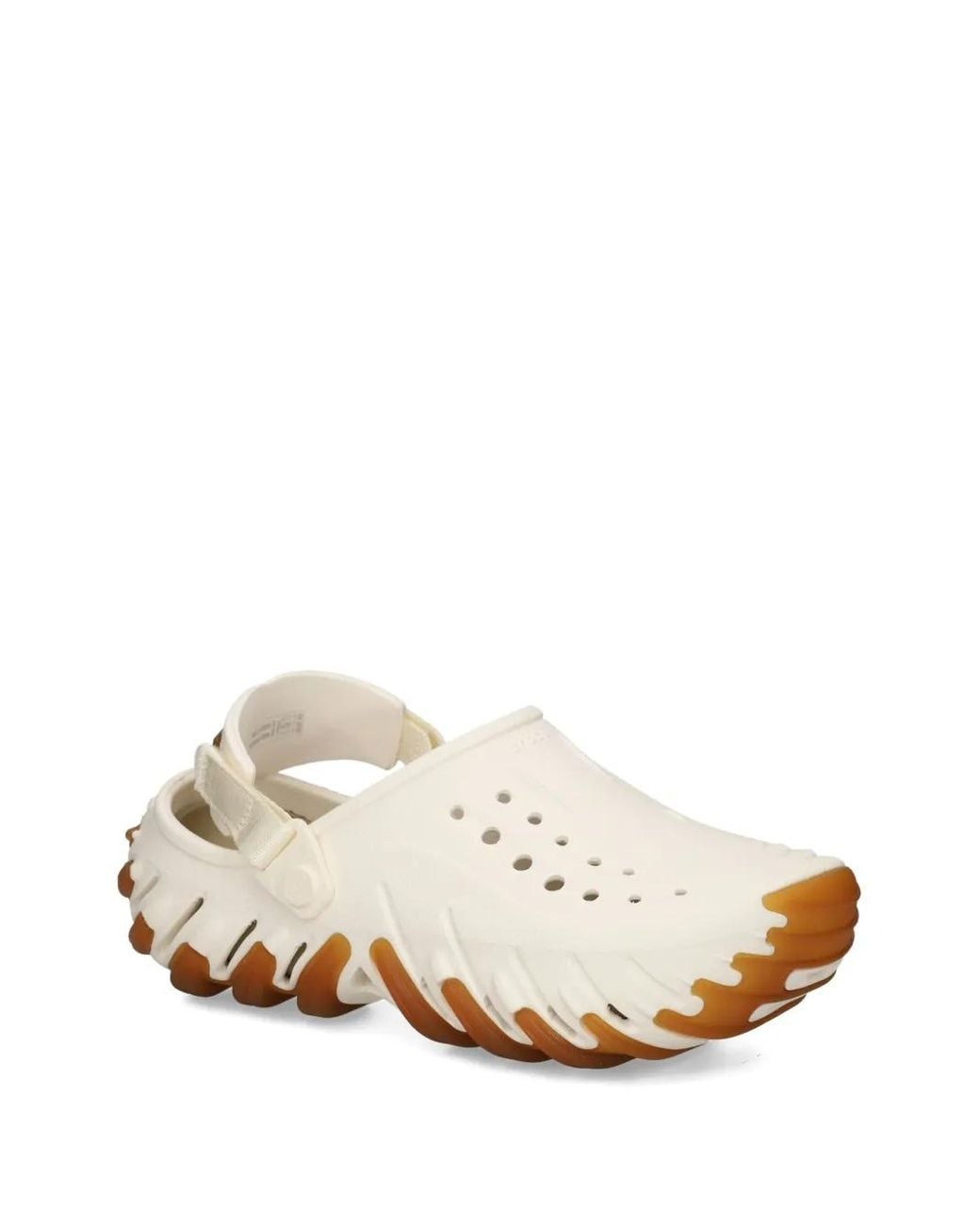 Crocs™ Perforated Backstrap Clog Sandals in Natural | Lyst