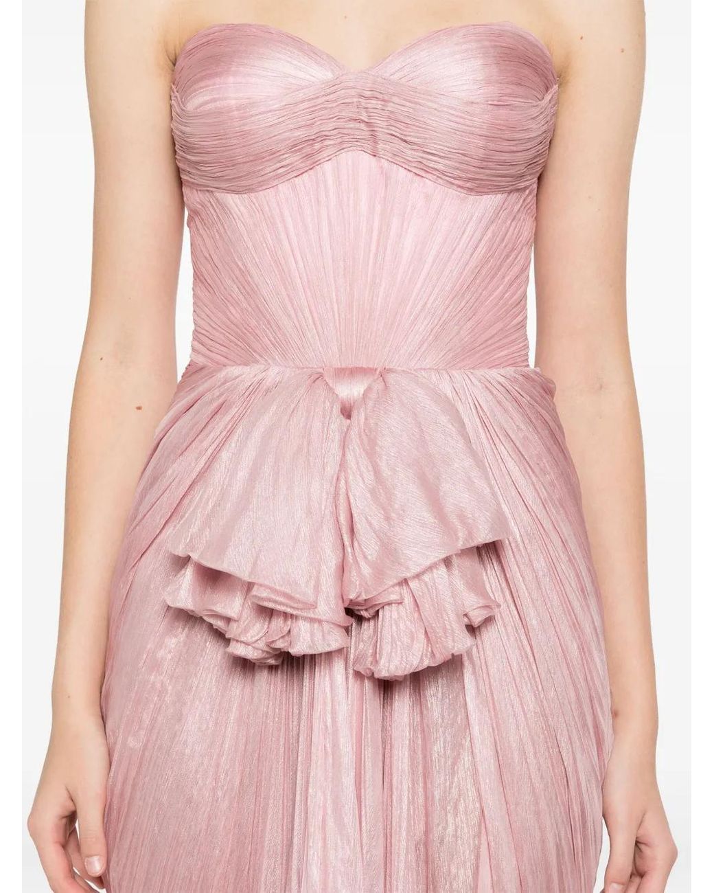 IRIS SERBAN Electra Gown in Pink | Lyst