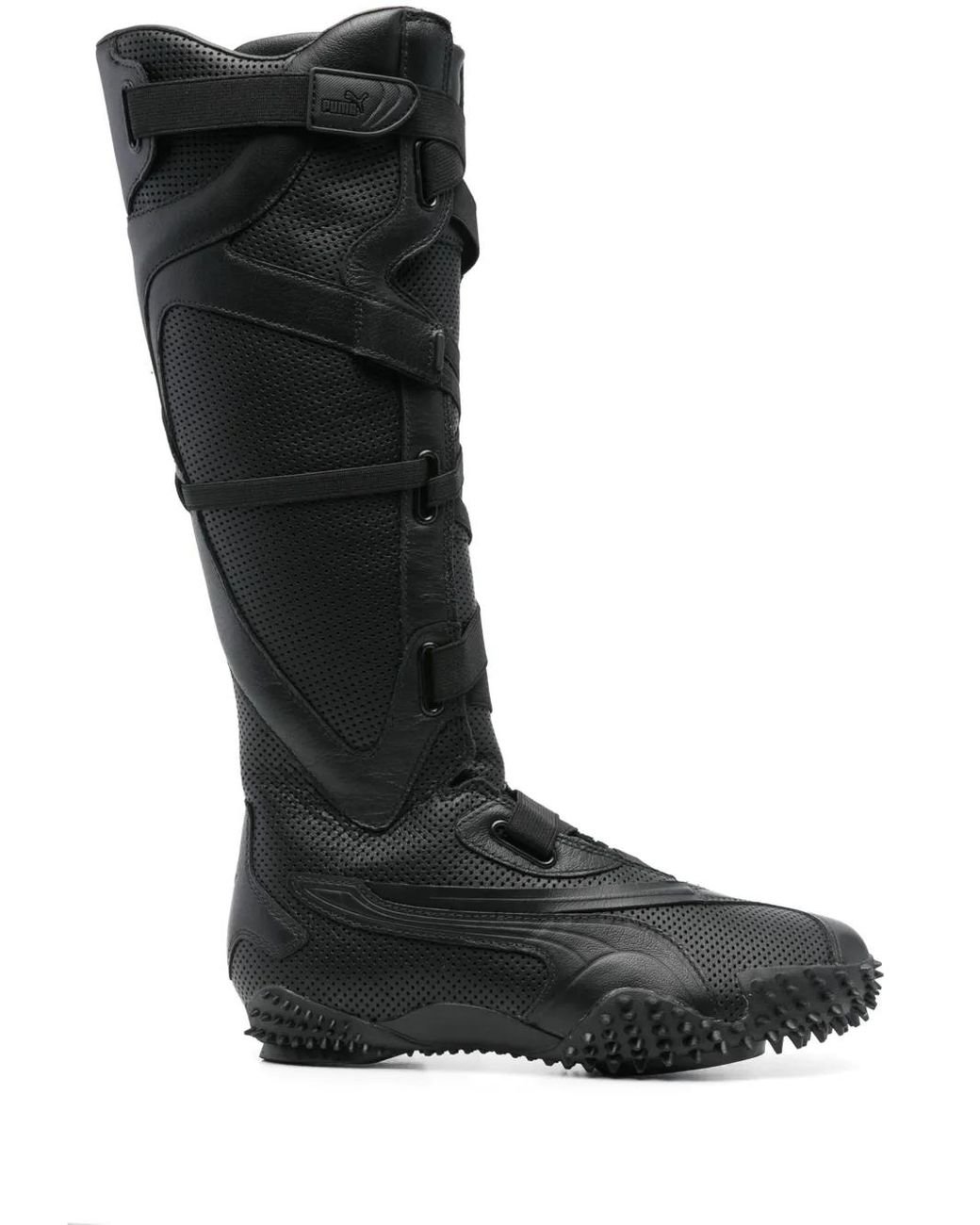 PUMA Mostro Boot Leather Wns Shoes in Black | Lyst