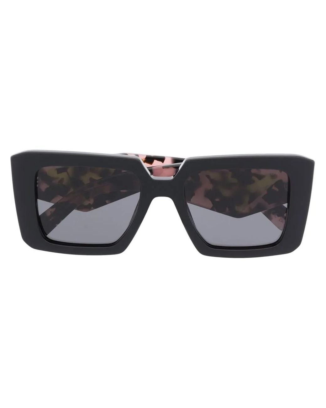 Prada Symbole Oversized Square-Frame Sunglasses in Black | Lyst UK
