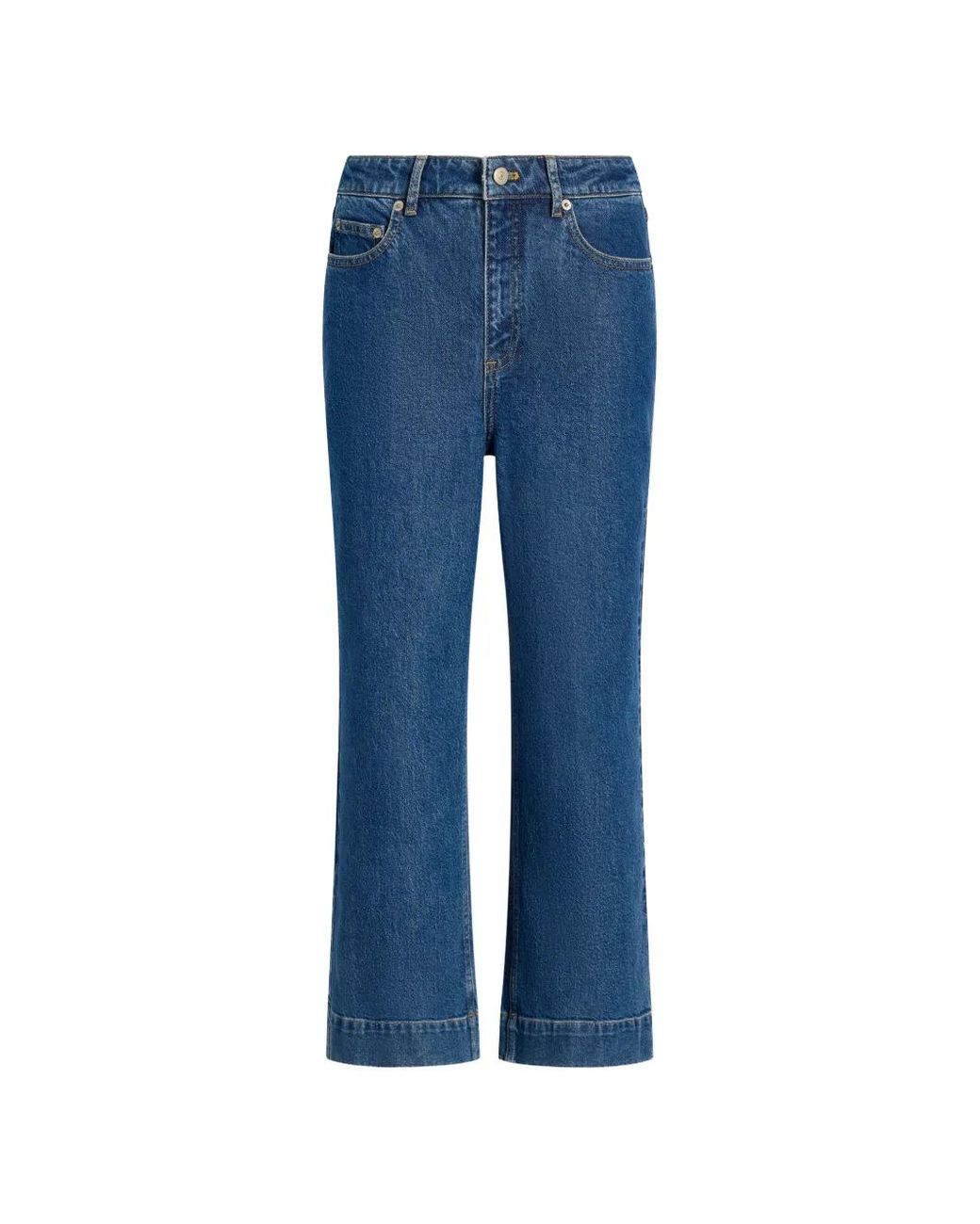 Cinq À Sept Joey Cuffed Jeans in Blue | Lyst