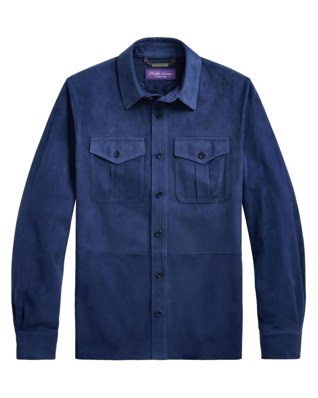 Ralph Lauren Barron Shirt Jacket in Blue for Men | Lyst UK