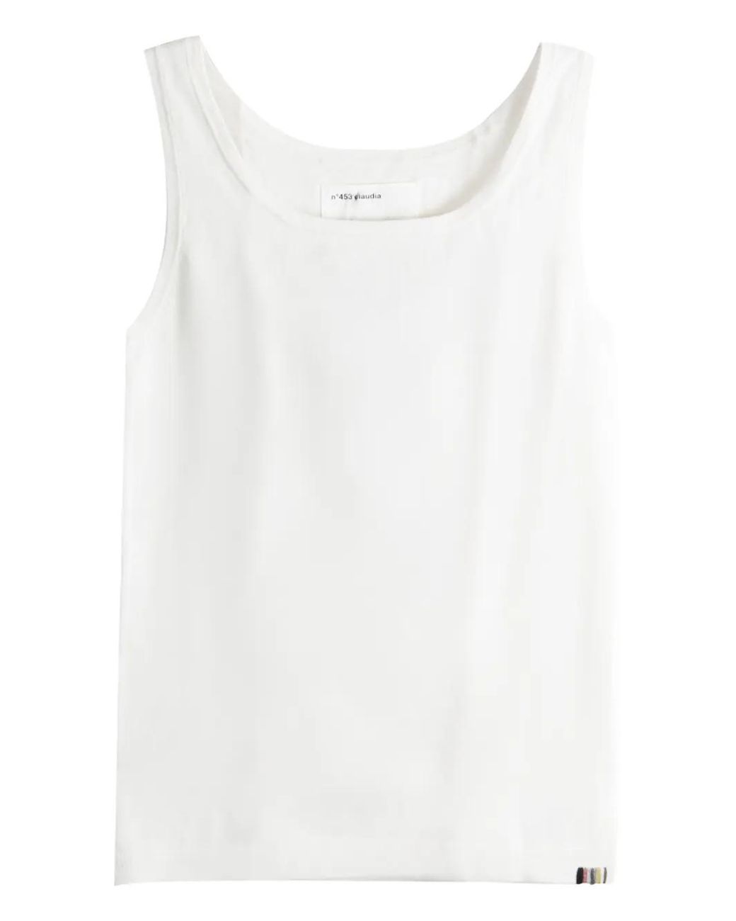 Extreme Cashmere Claudia Tank Top in White | Lyst UK
