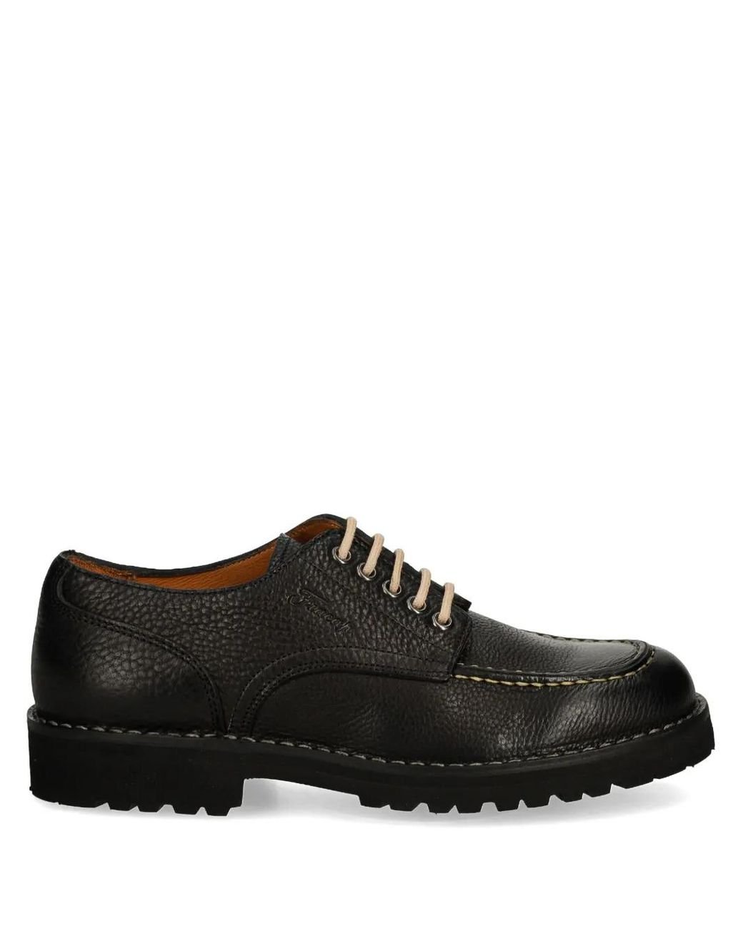 Fracap Postman Derby Shoes in Black for Men | Lyst