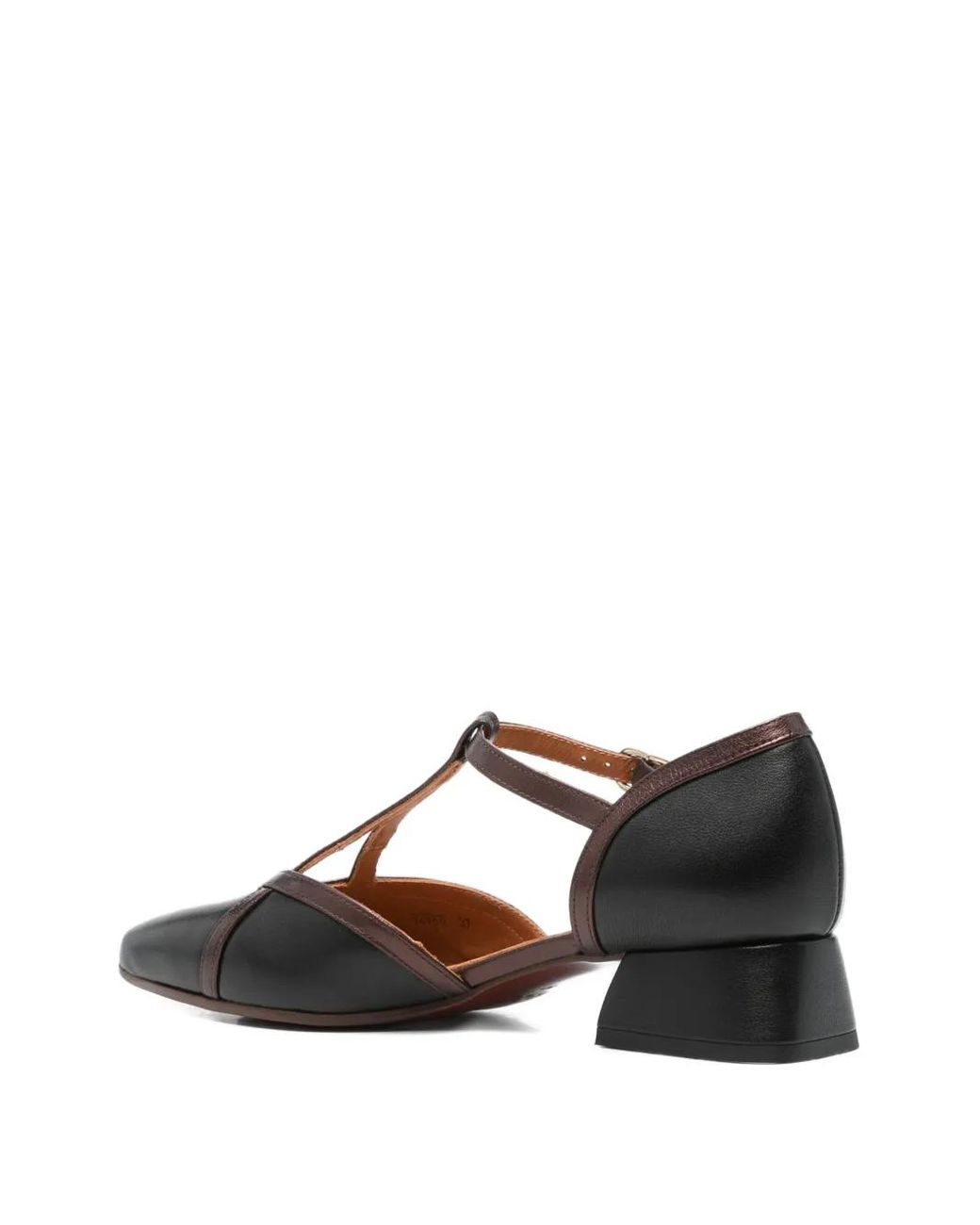 Chie Mihara 35Mm Leather T-Bar Pumps in Brown | Lyst