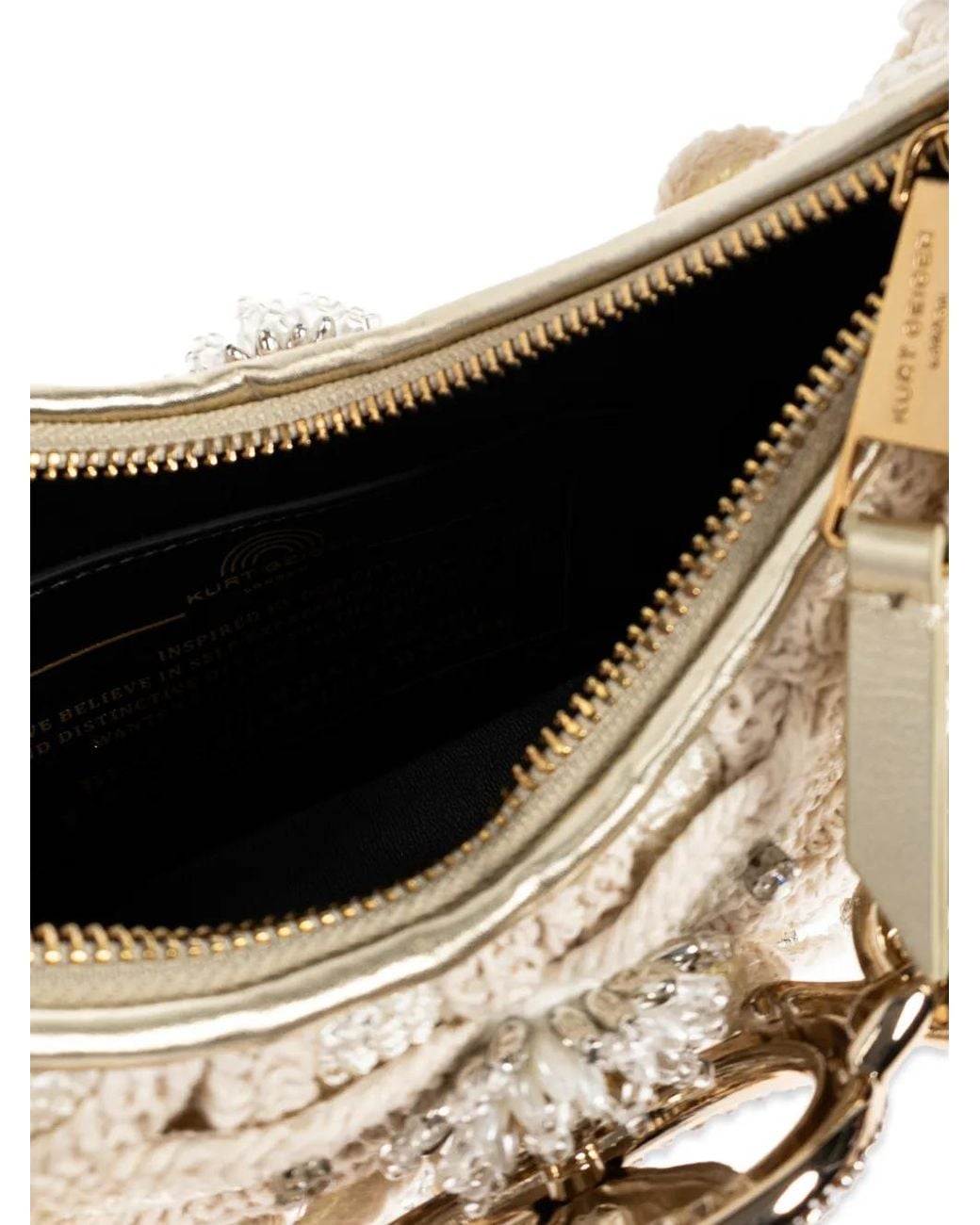 Kurt Geiger Small Chelsea Chain Shoulder Bag in Natural | Lyst