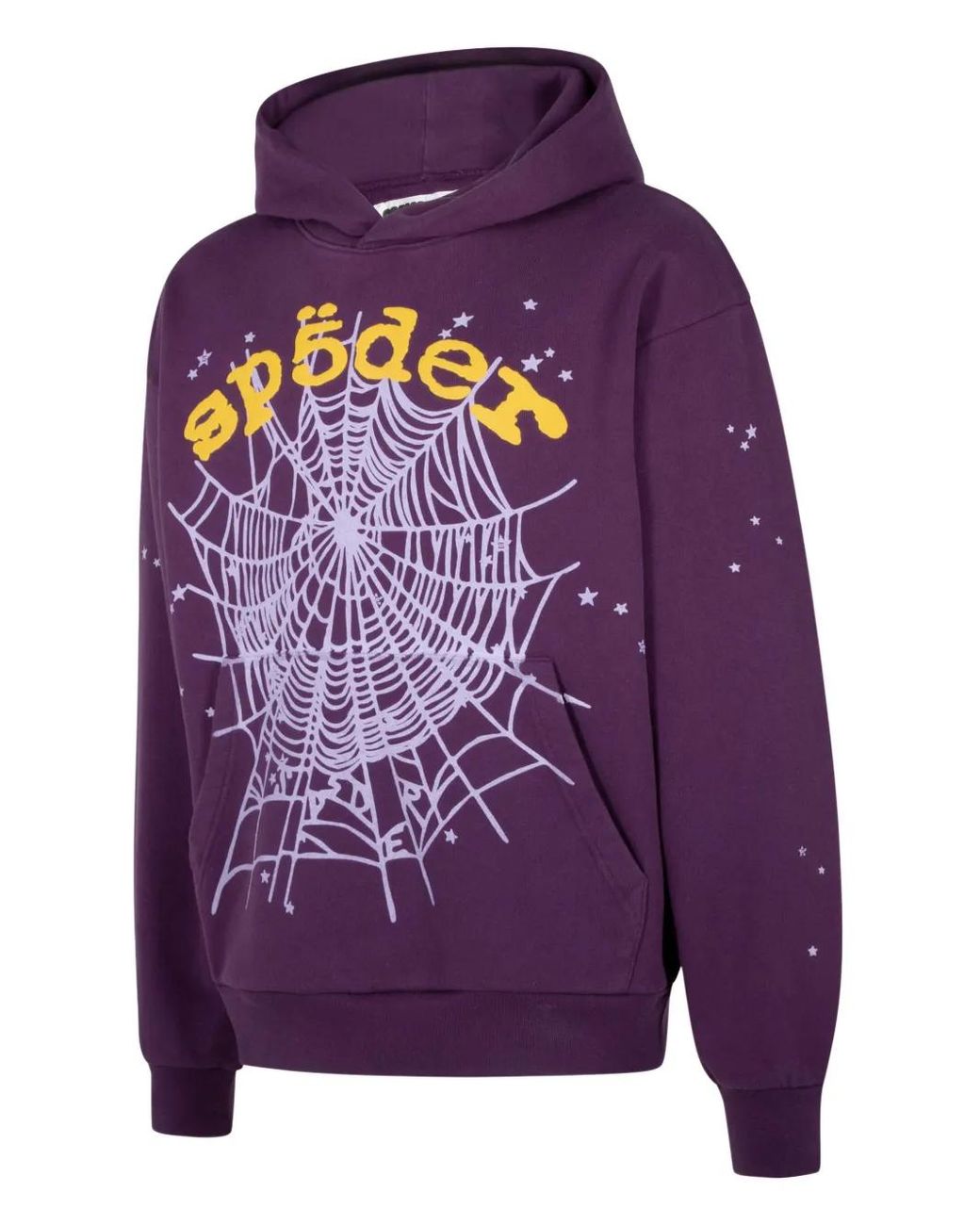 Sp5der Star Og Web V2 Hoodie in Purple for Men | Lyst