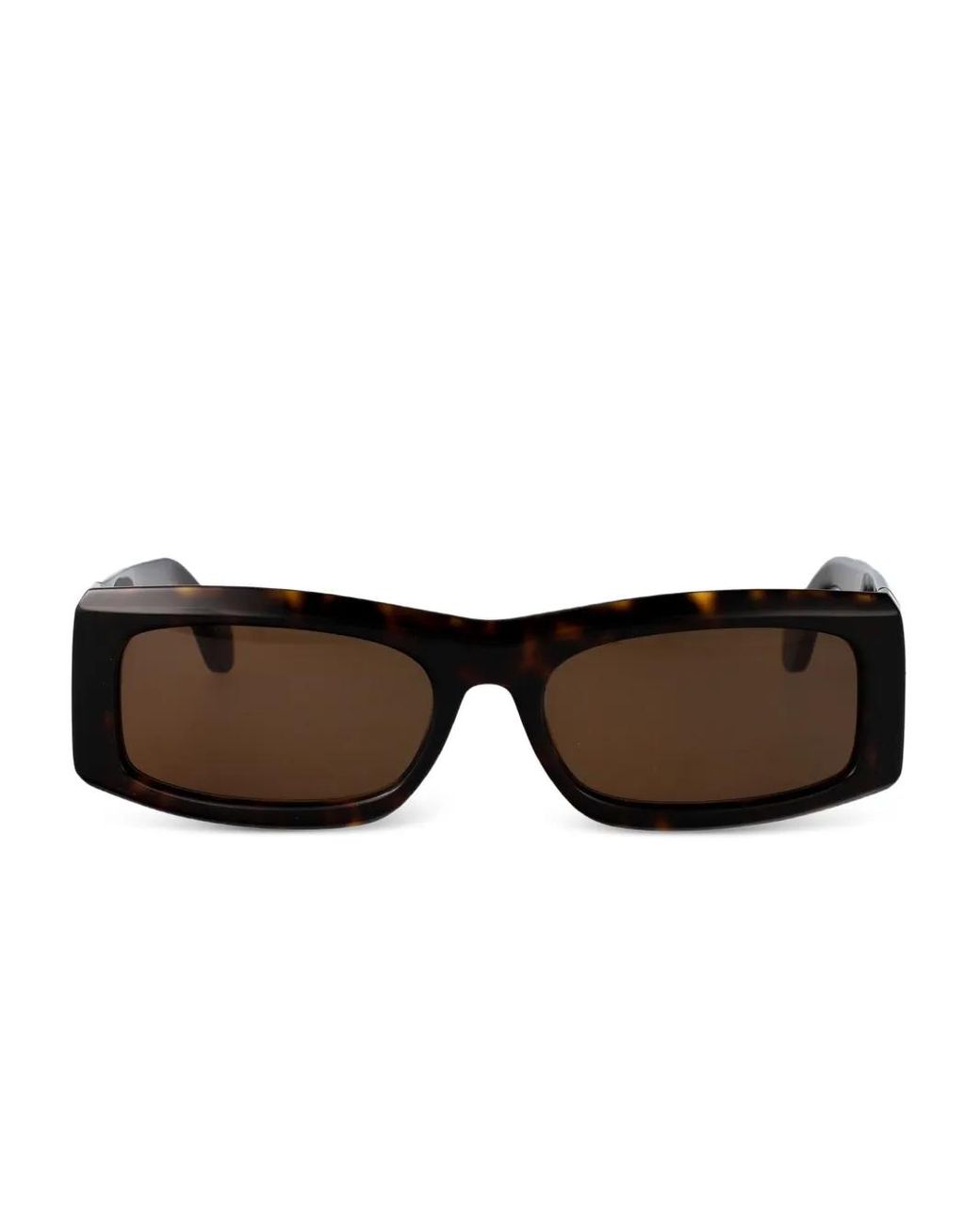 Ferragamo Eyewear Rectangle-Frame Sunglasses in Brown for Men | Lyst UK