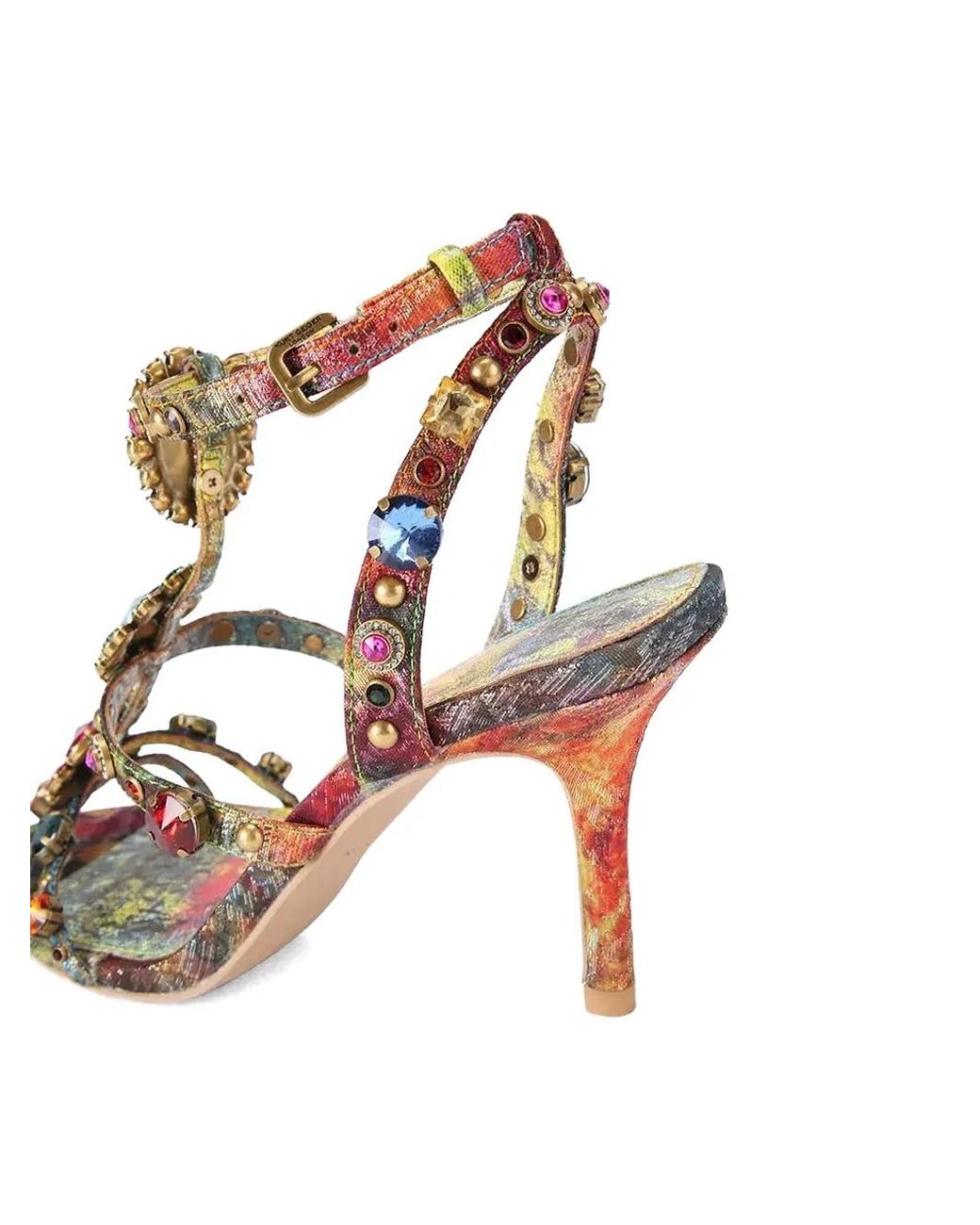 Kurt Geiger Jewel Gladiator Sandals in White | Lyst UK