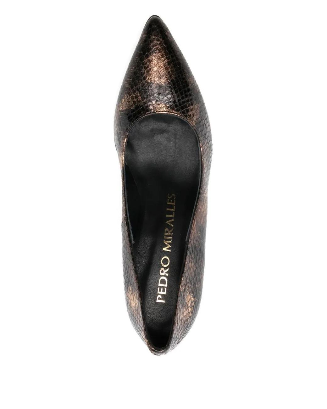 Pedro Miralles Snakeskin Pumps in Brown | Lyst