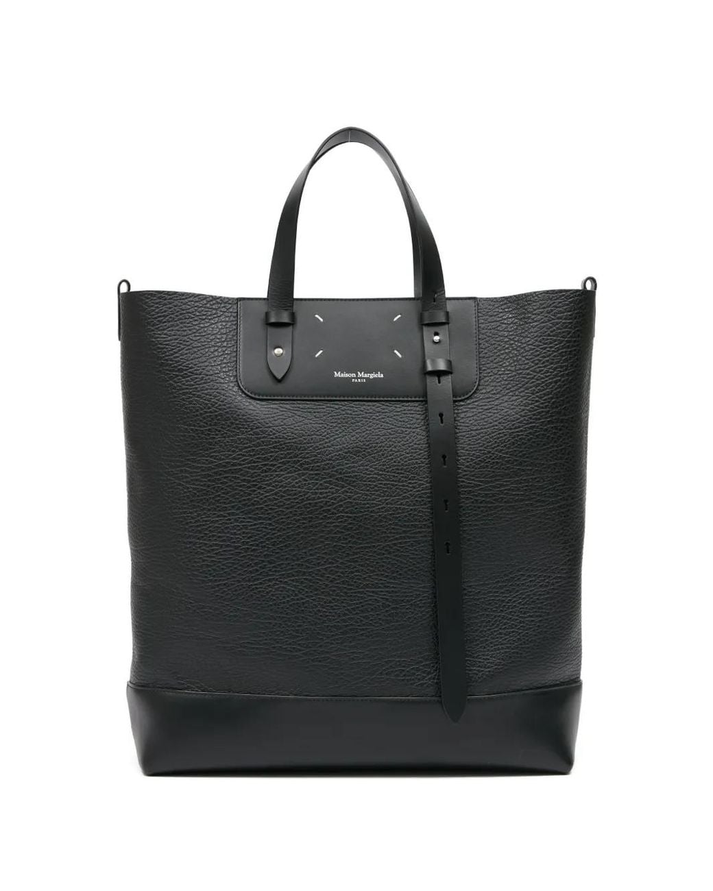 Maison Margiela Vertical Tote Bag in Black | Lyst