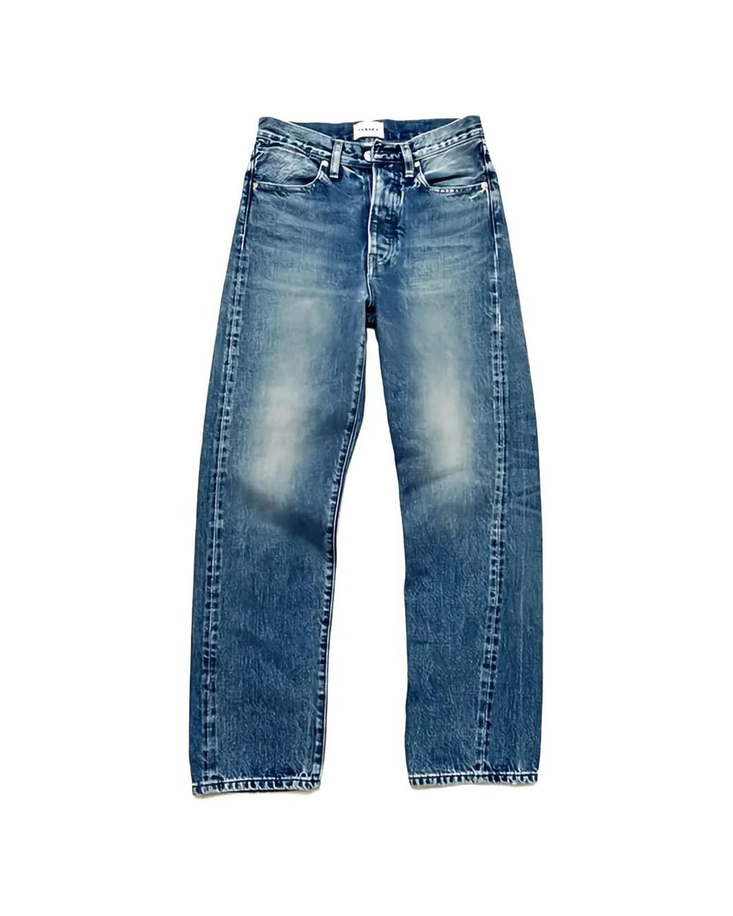 Tanaka Button Jeans in Blue | Lyst UK