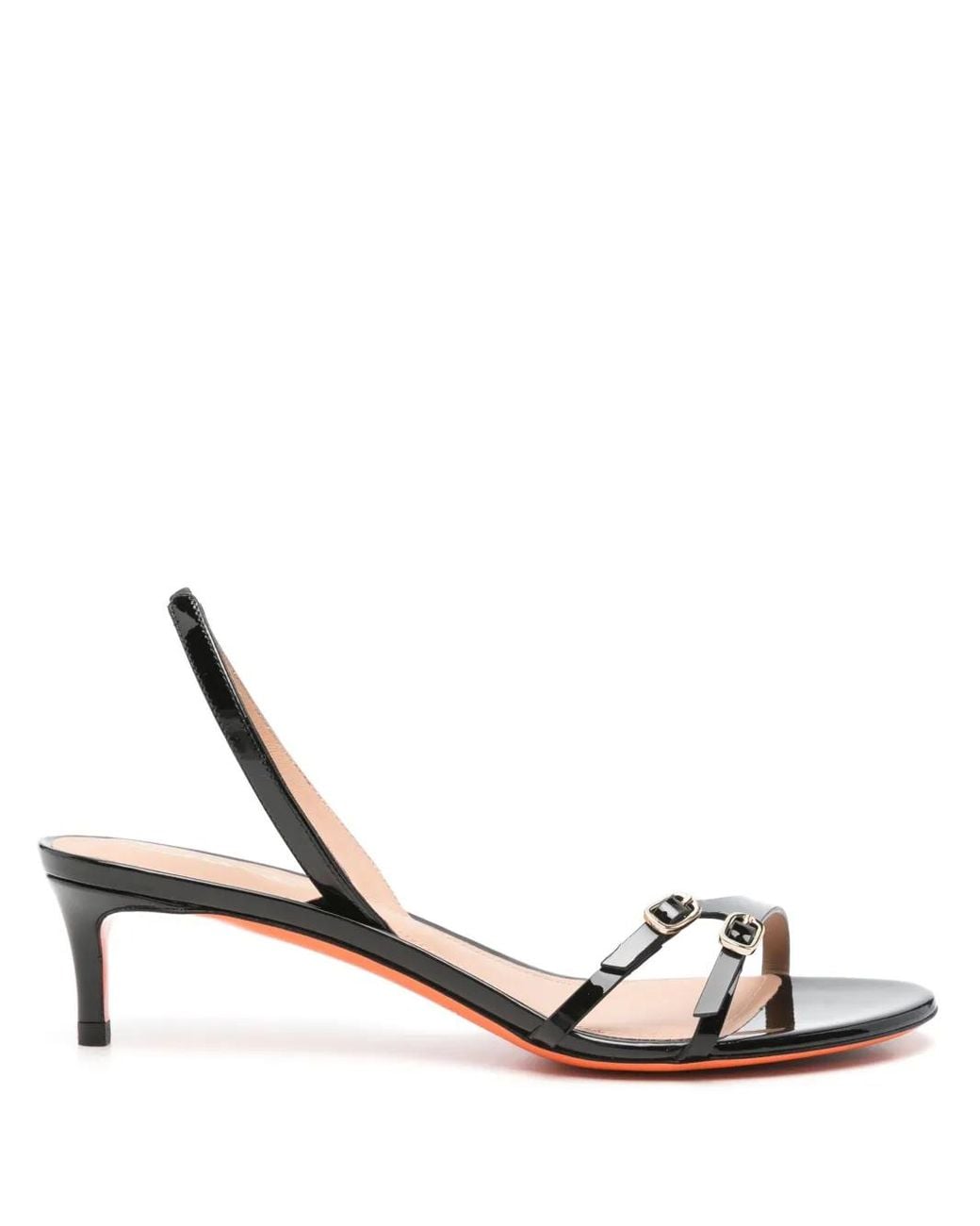 Santoni Sandals in Metallic | Lyst