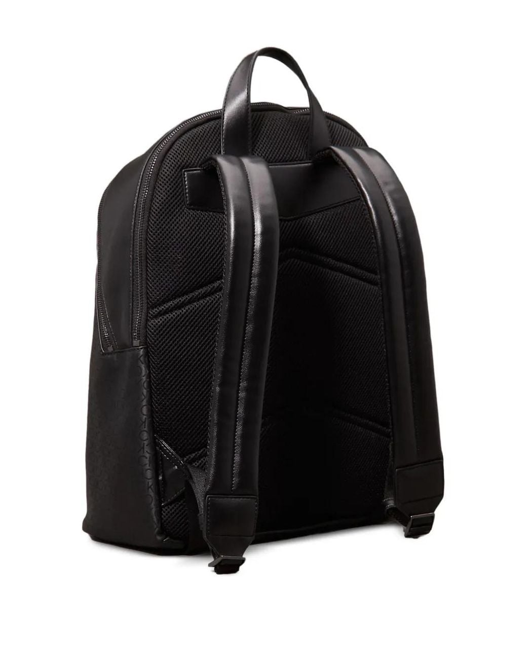 Calvin Klein Monogram Logo Backpack in Black for Men | Lyst