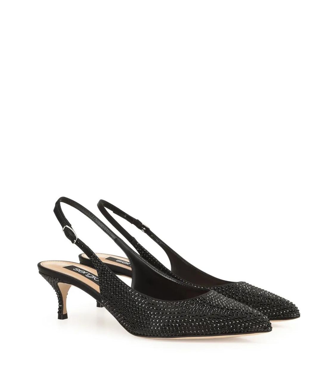 Sergio Rossi 50Mm Godiva Pumps in Black | Lyst
