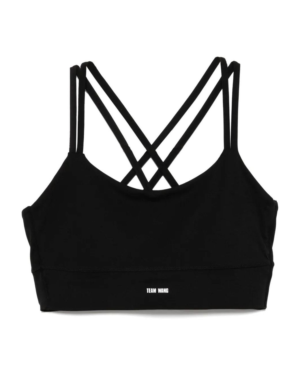 TEAM WANG design The Original 1 Padded Sports Bra in Black | Lyst