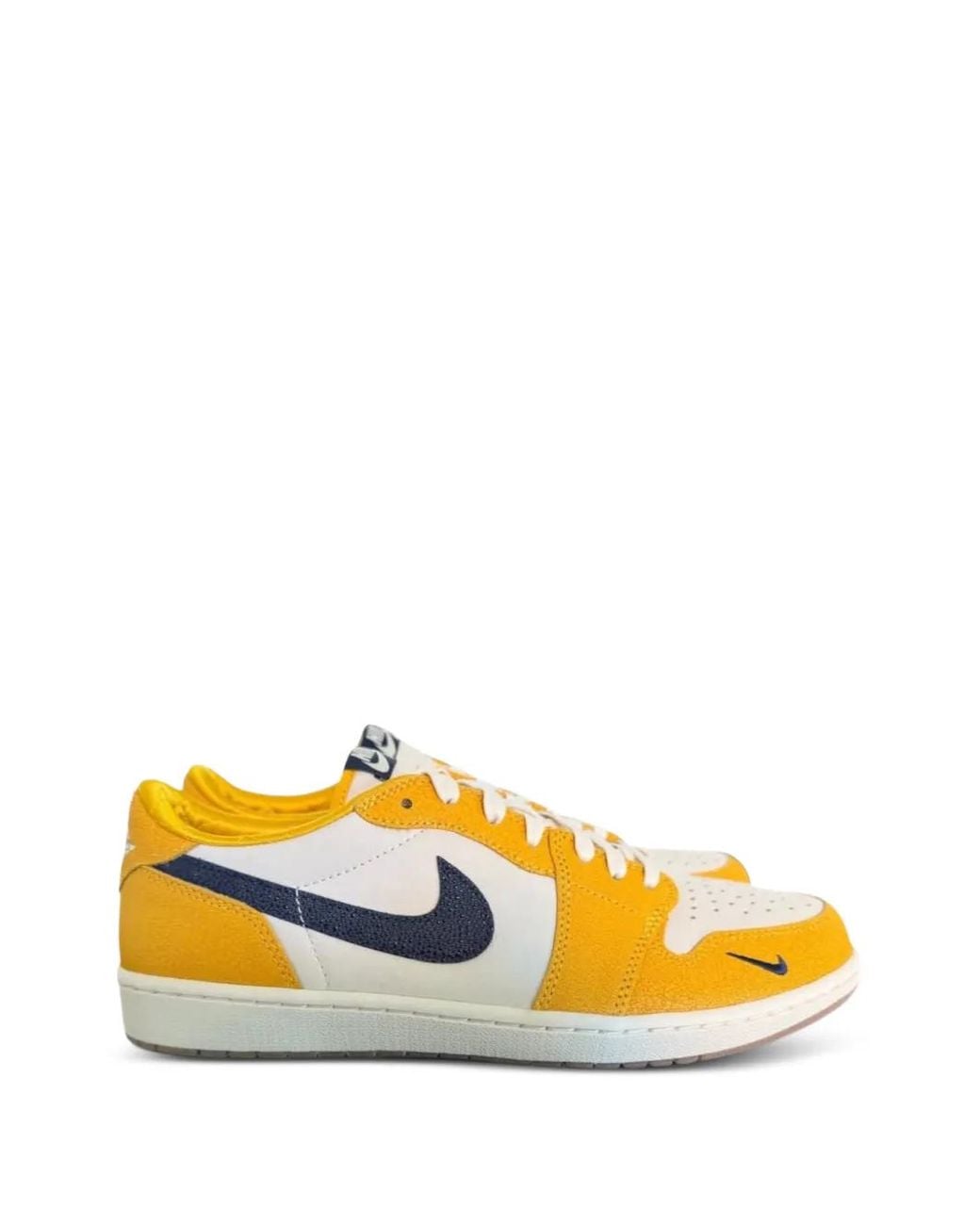 Nike 1 Low Lace-Up Sneakers in Yellow for Men | Lyst UK