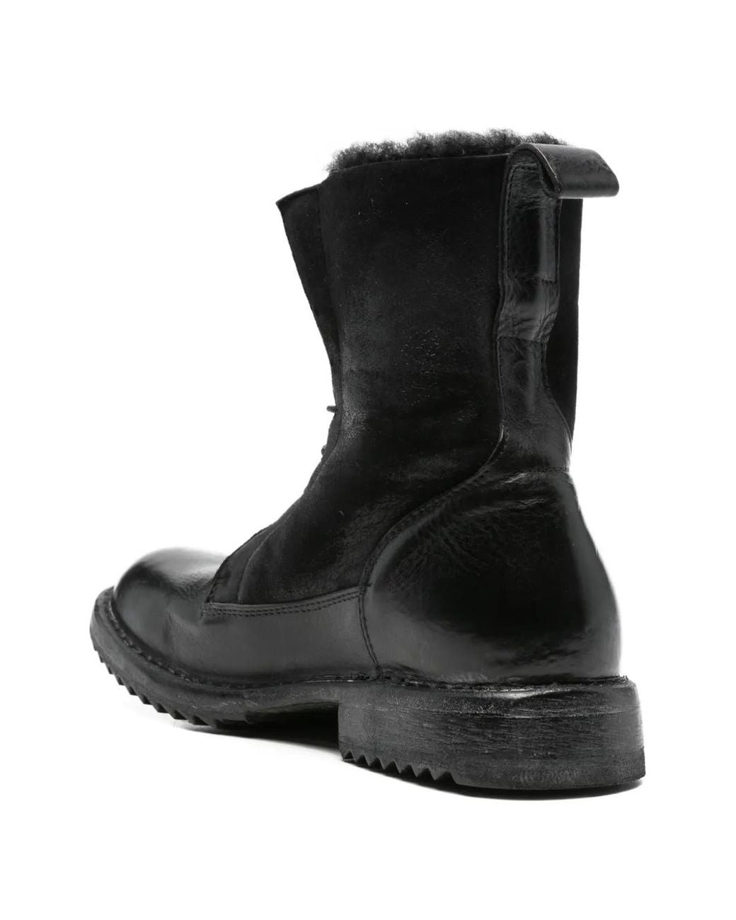 Moma Rick Lace-Up Boots in Black | Lyst