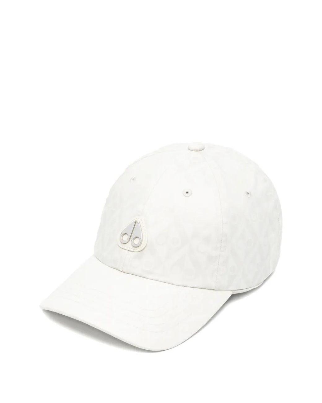 Moose Knuckles Logo-Pattern Baseball Cap in White | Lyst UK