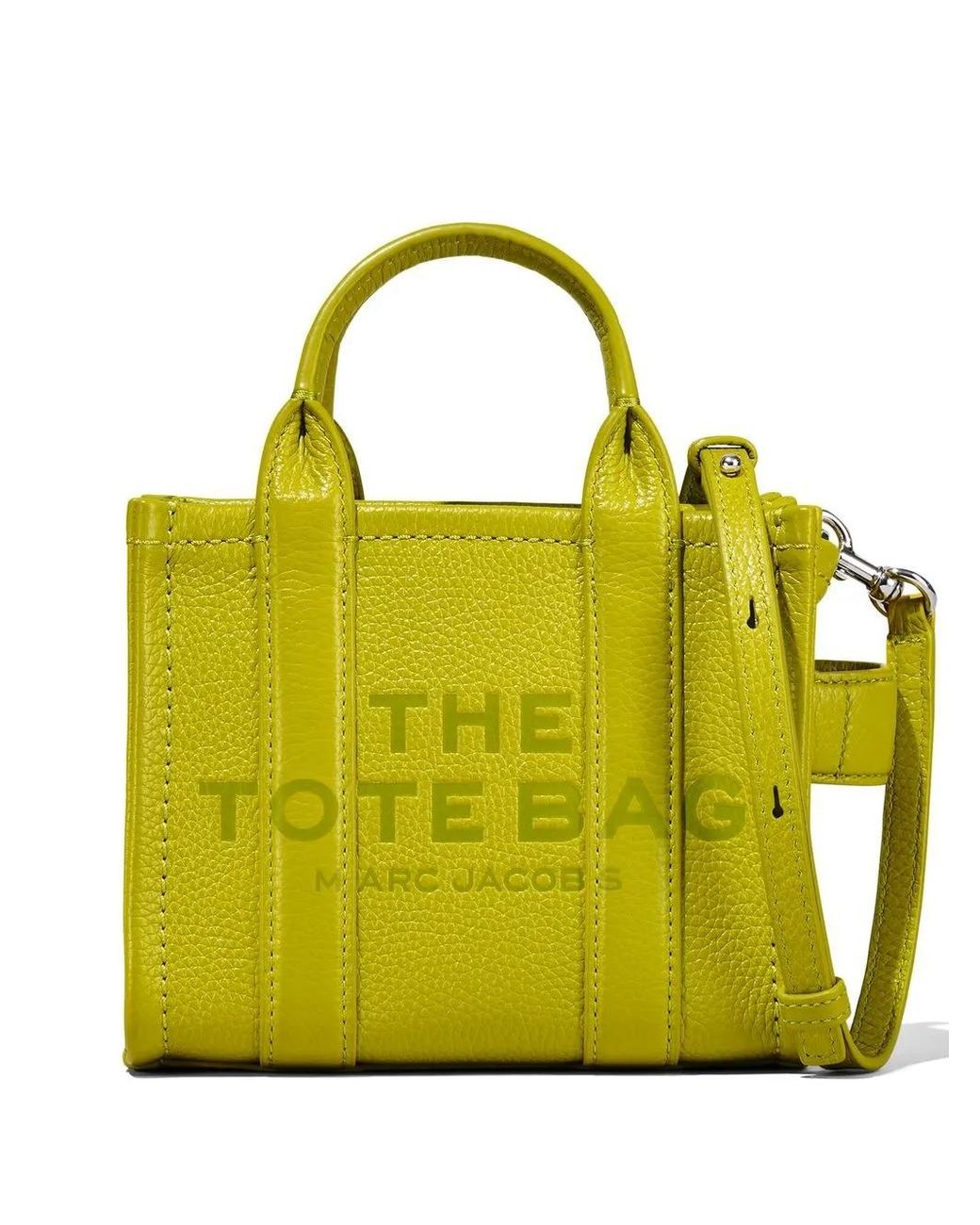 Marc Jacobs The Leather Crossbody Tote Bag in Yellow | Lyst