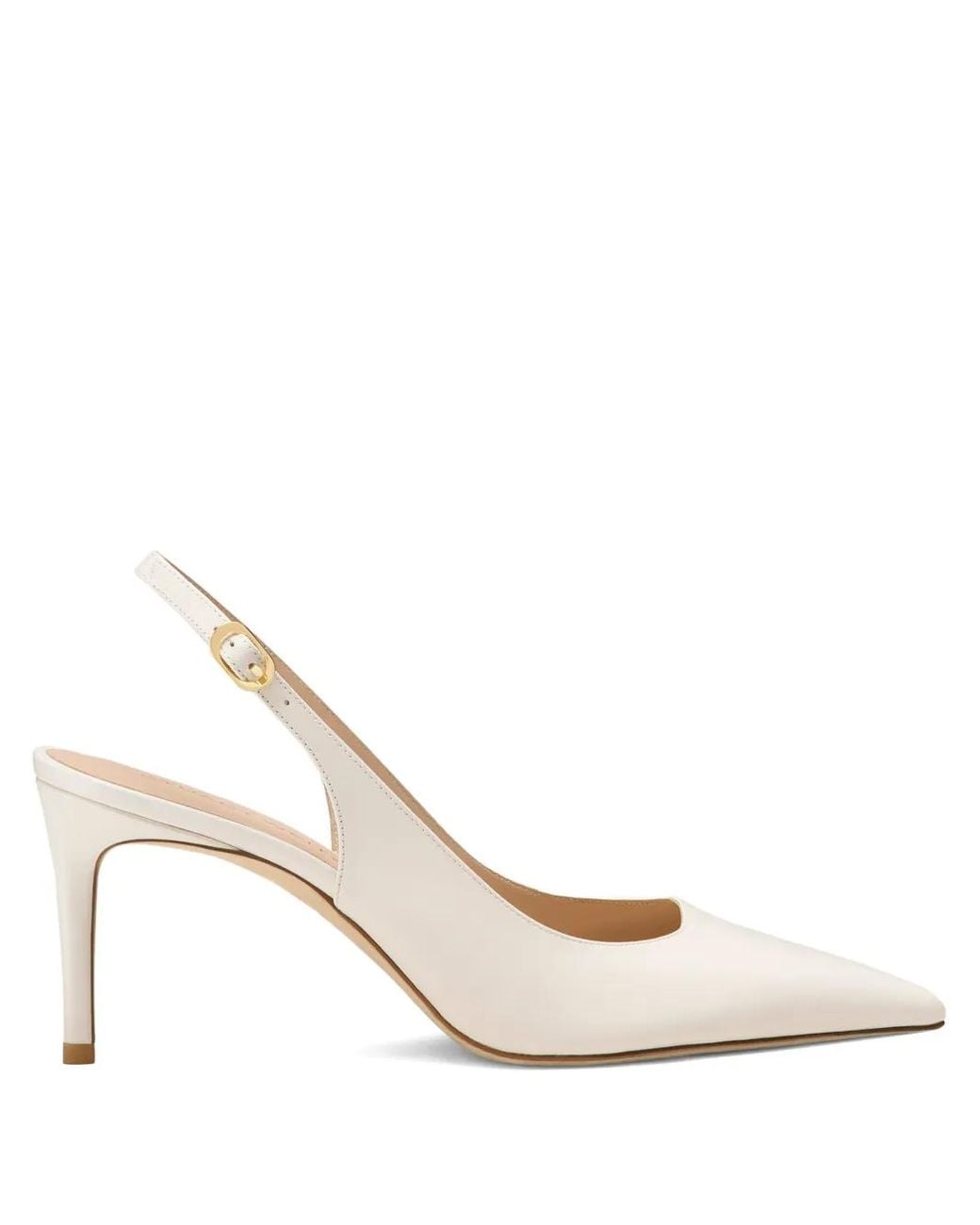 Stuart Weitzman Stuart Power Pumps in White | Lyst