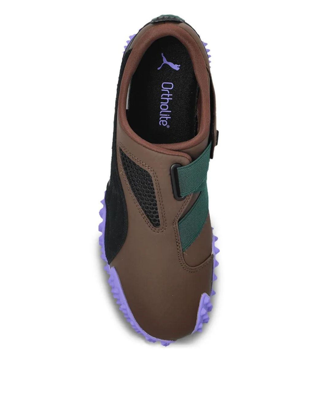 PUMA Mostro Mesh-Panelled Sneakers in Brown | Lyst