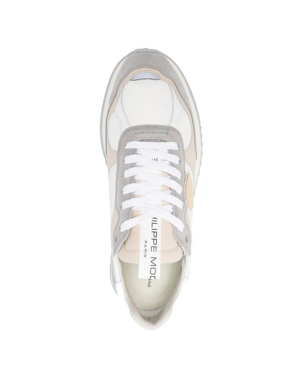 Philippe Model Baskets À Patch Logo in White for Men | Lyst