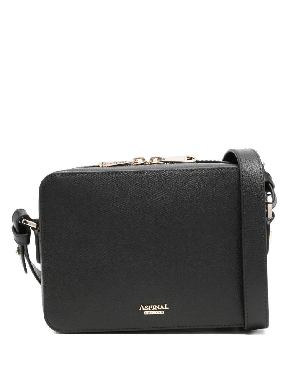 Aspinal of London Camera Mini Crossbody Bag in Black | Lyst