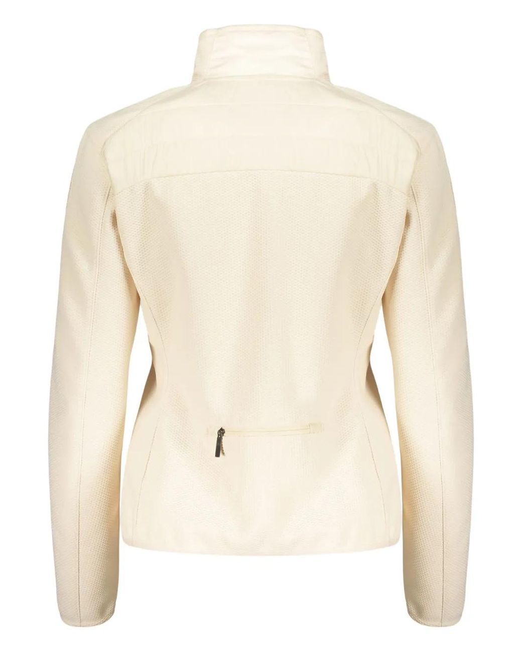 Parajumpers High-Collar Zip Jacket in Natural | Lyst