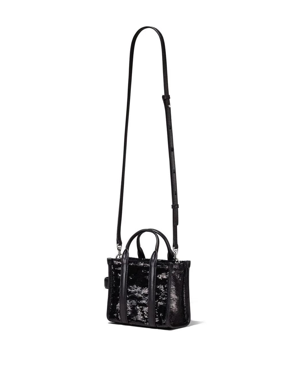 Marc Jacobs The Micro Tote Shopping Bag in Black | Lyst
