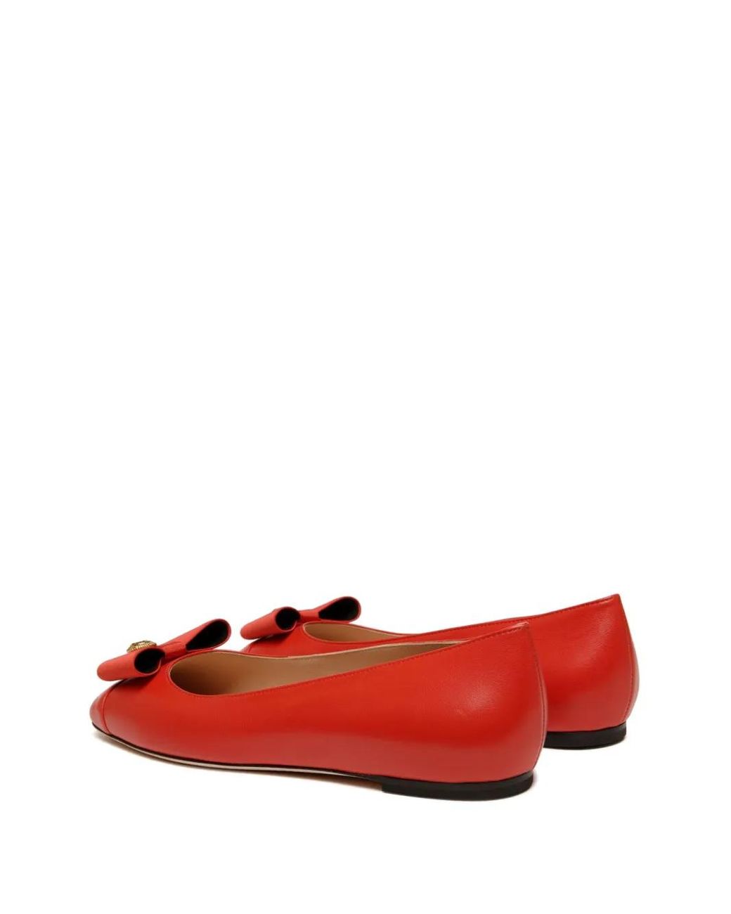 Bally B-Bow Ballet Flats in Red | Lyst