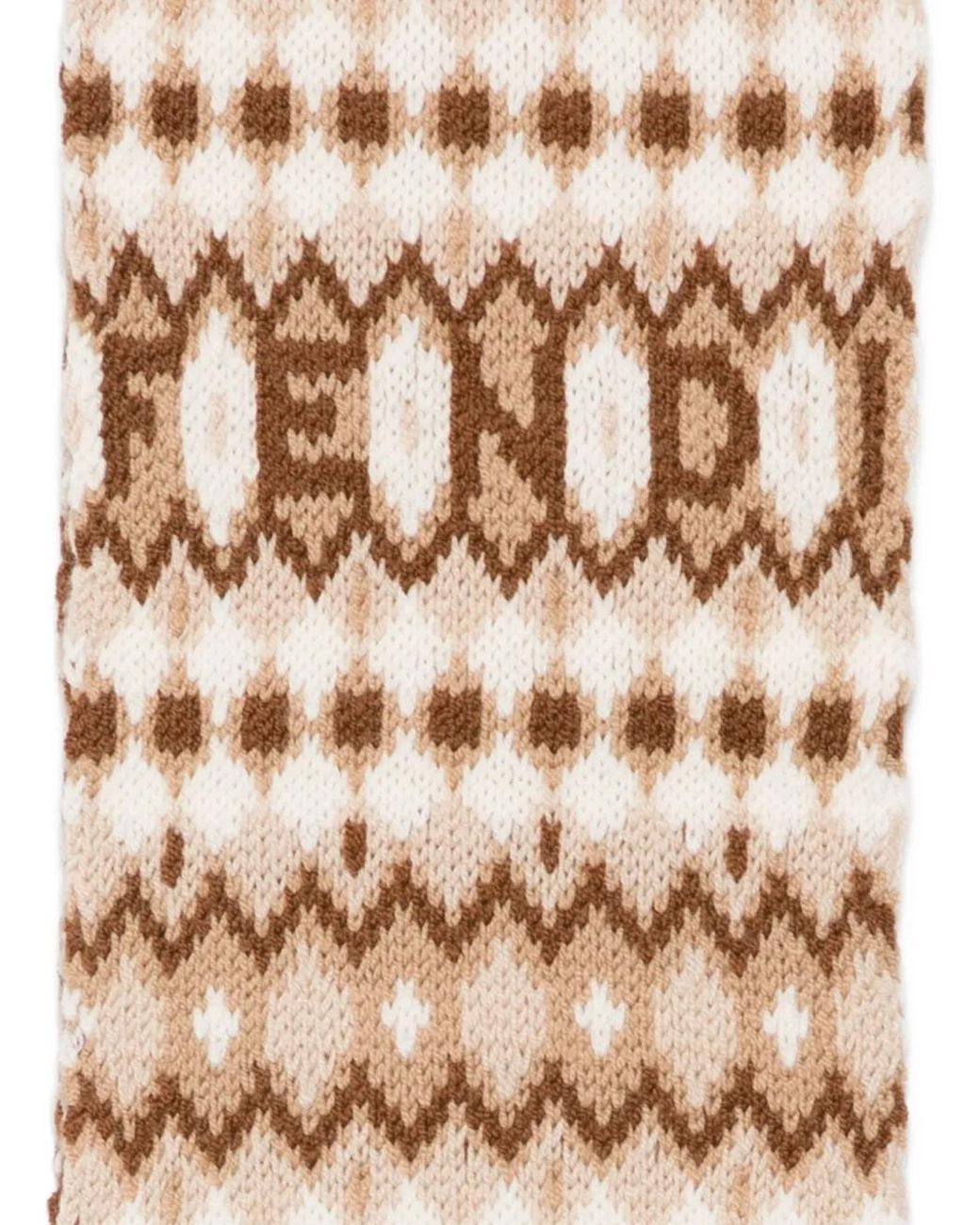 Fendi Geometric-Pattern Scarf in Metallic | Lyst