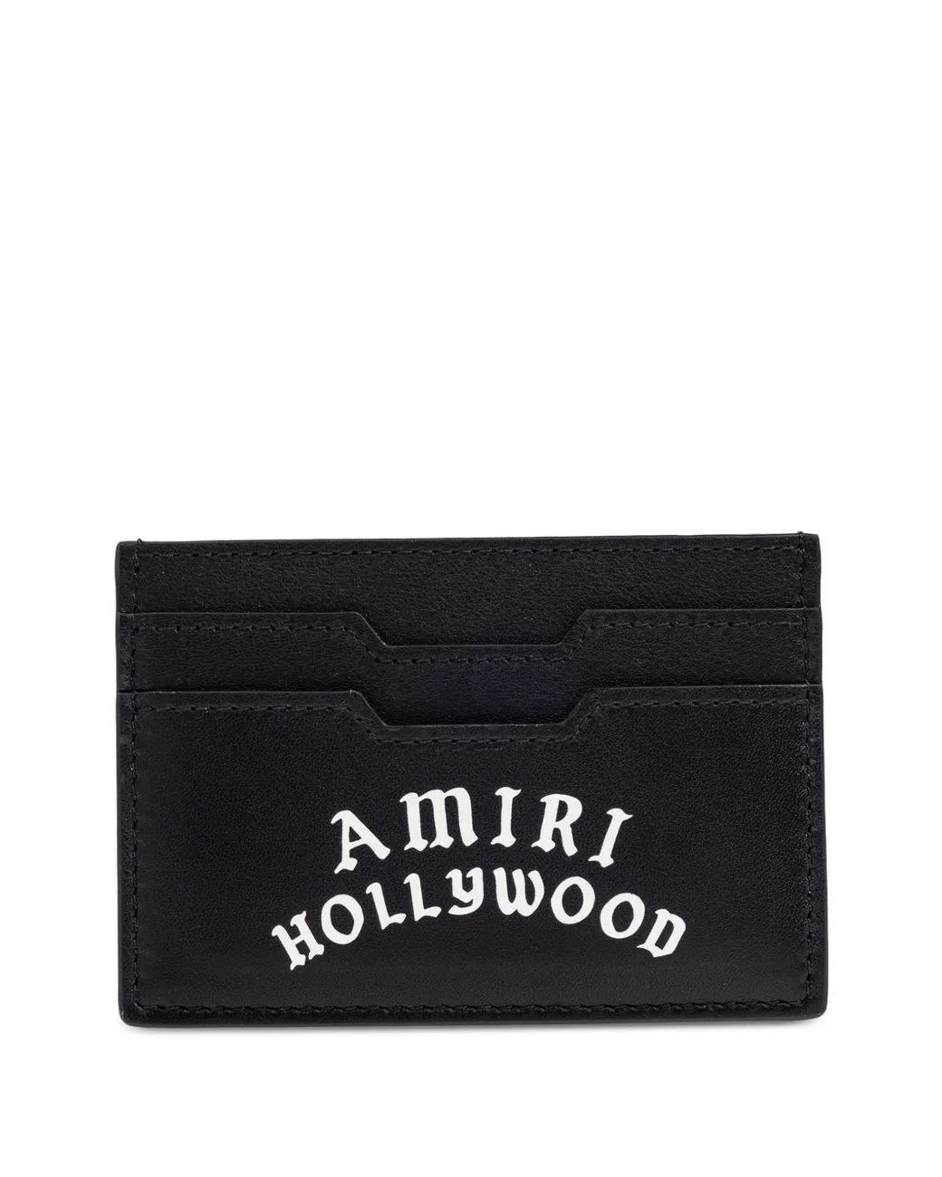 Amiri Hollywood Logo-Embellished Card Holder in Black for Men | Lyst