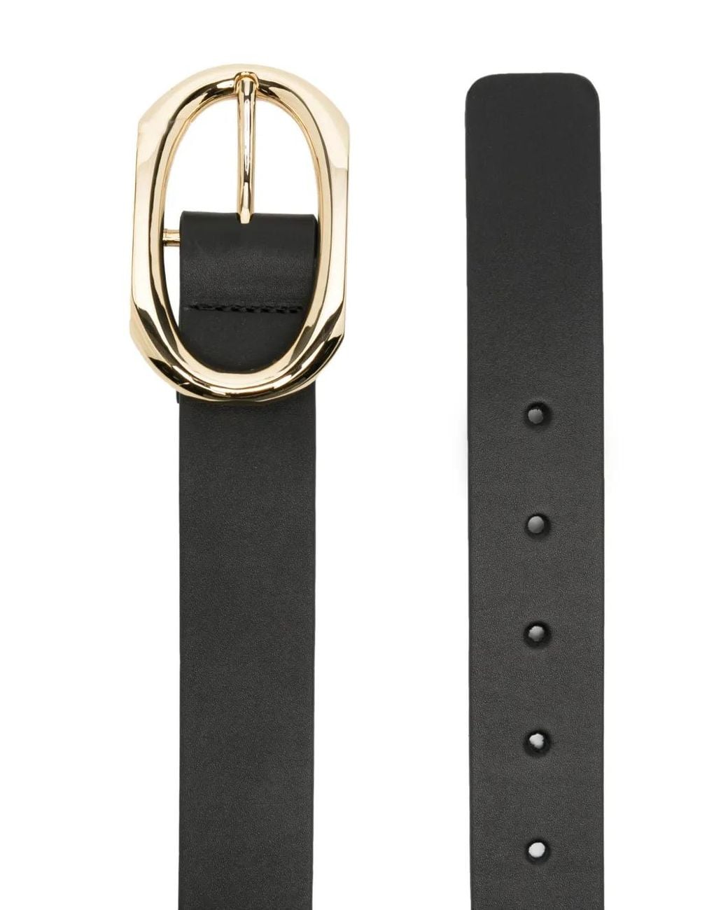 Anine Bing Signature Link Belt in Black | Lyst