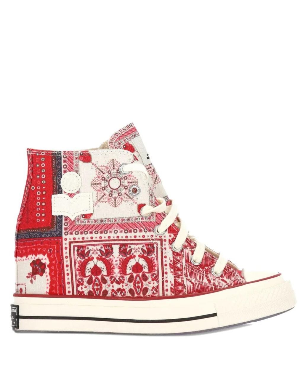 Converse X Isabel Marant 60Mm Chuck 70 Patchwork High-Top Sneakers in ...