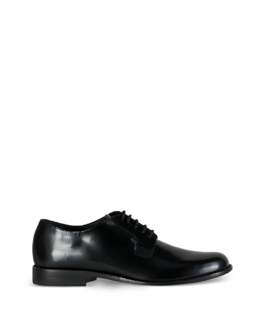 Manuel Ritz Lace-Up Leather Derby Shoes in Black for Men | Lyst UK