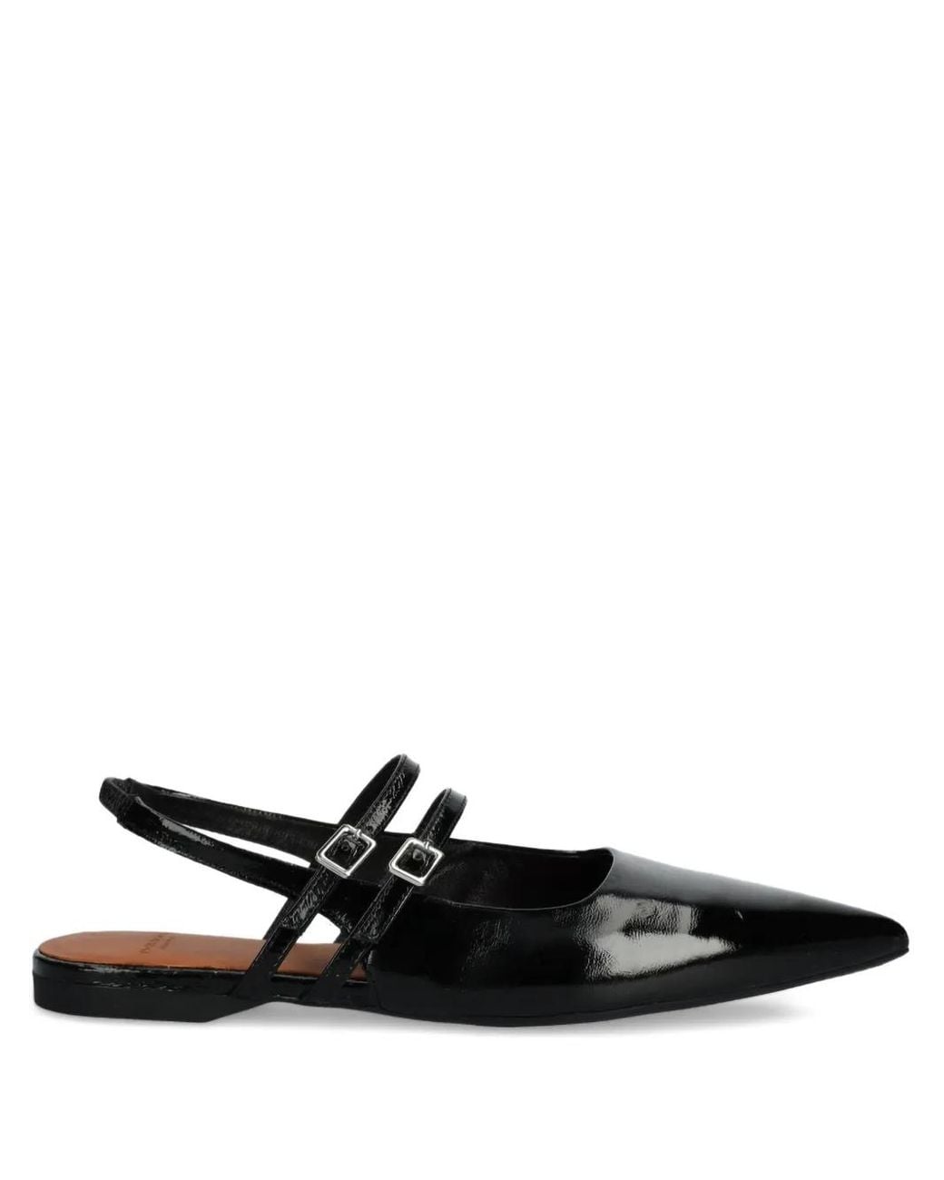 Vagabond Shoemakers Hermine Patent Leather Ballet Flats in Black | Lyst