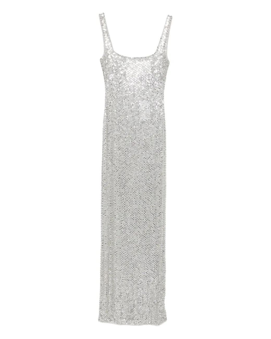 retroféte Xiomara Maxi Dress in White | Lyst