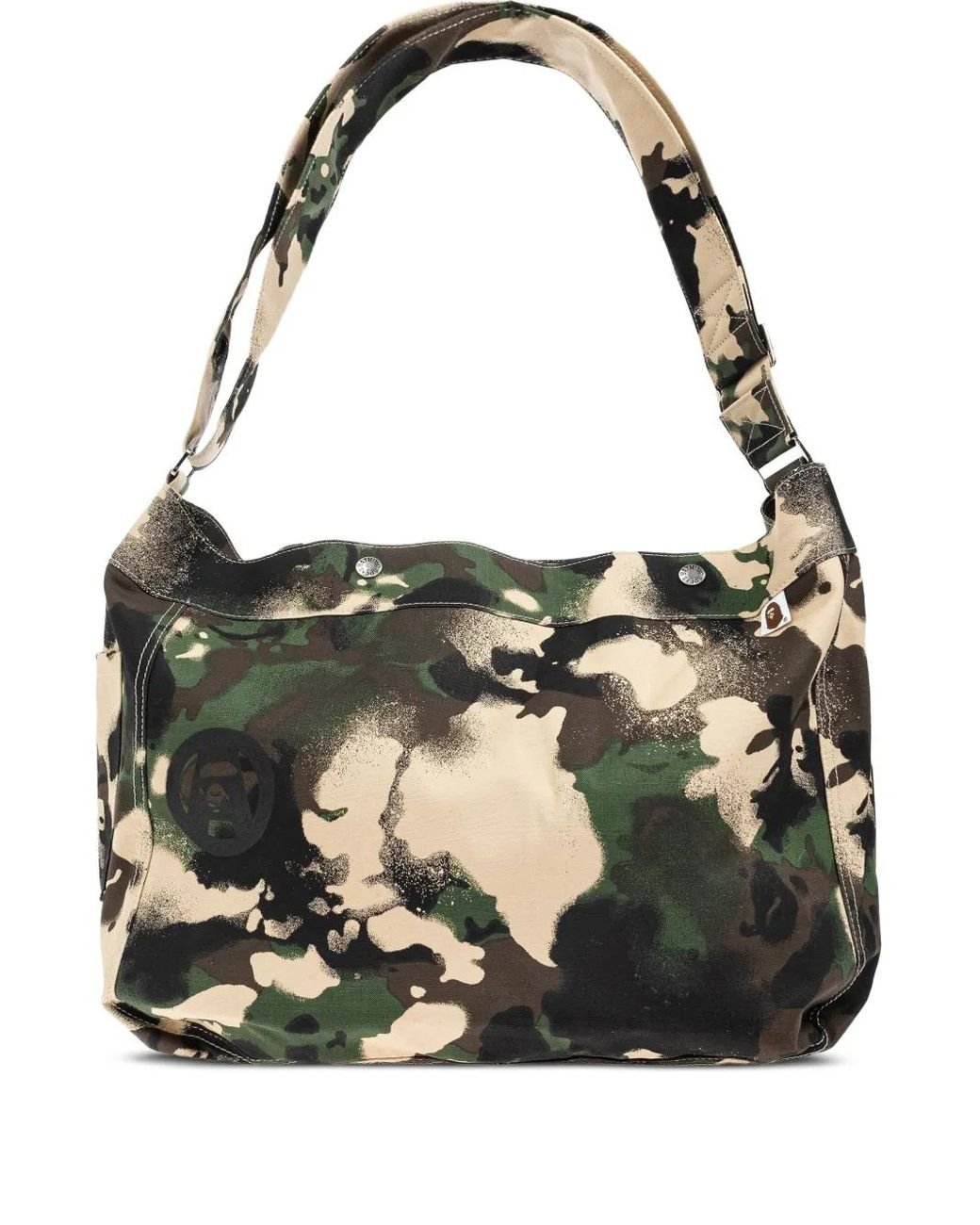 A Bathing Ape Cotton Shoulder Bag in Black for Men | Lyst