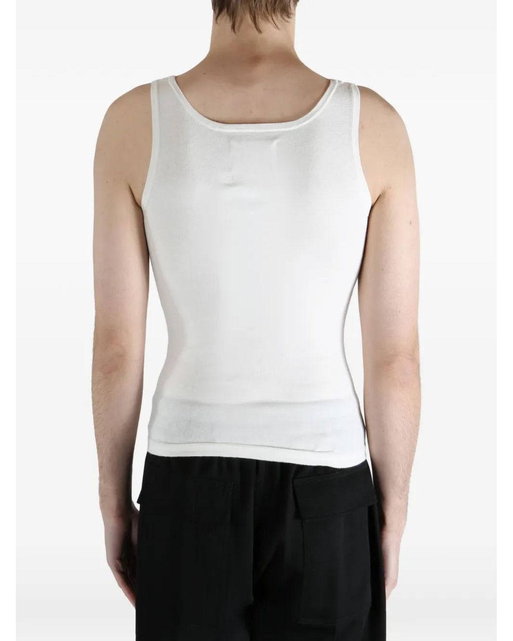 Extreme Cashmere Claudia Tank Top in White | Lyst UK