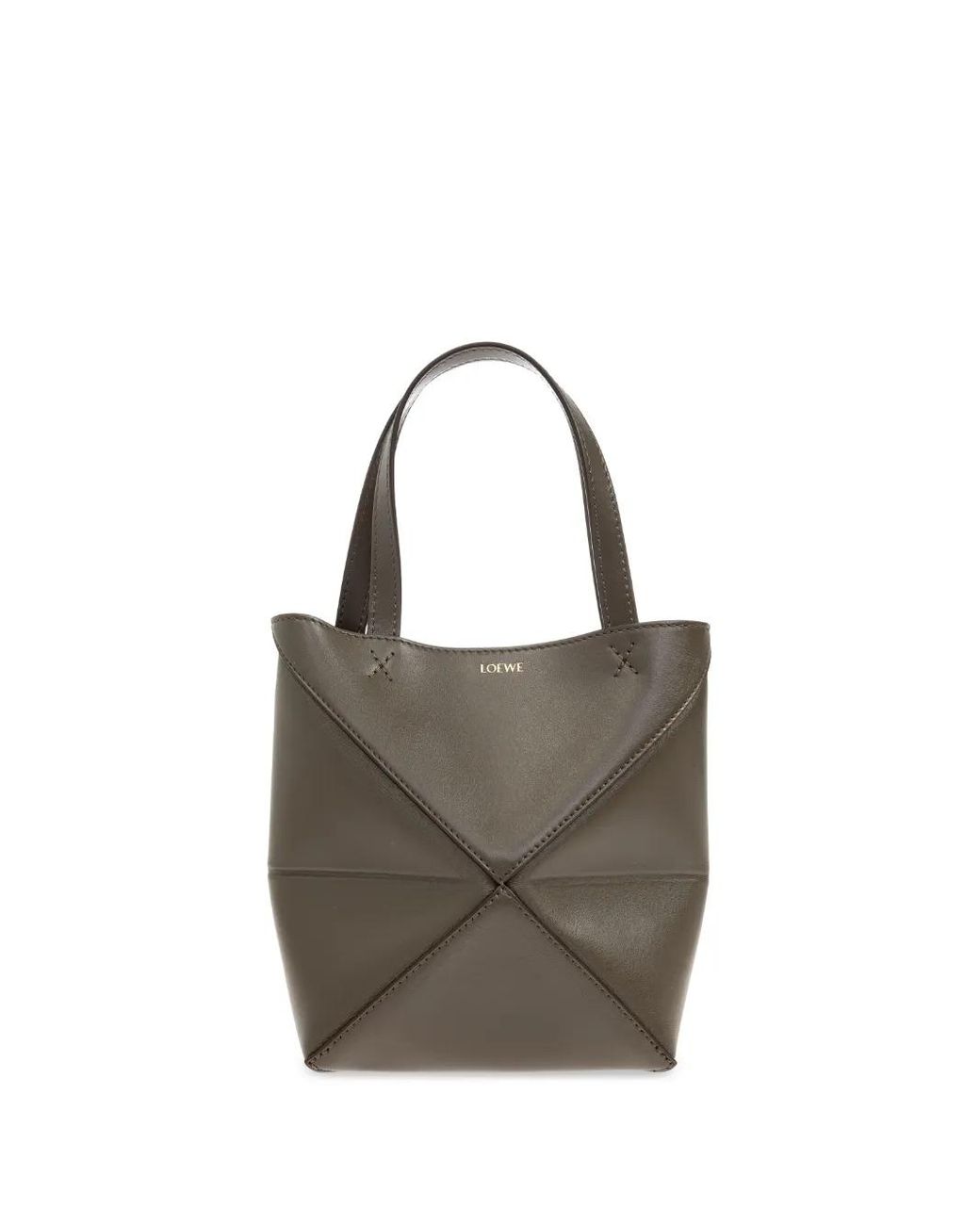 Loewe Puzzle Fold Tote Bag in Gray | Lyst