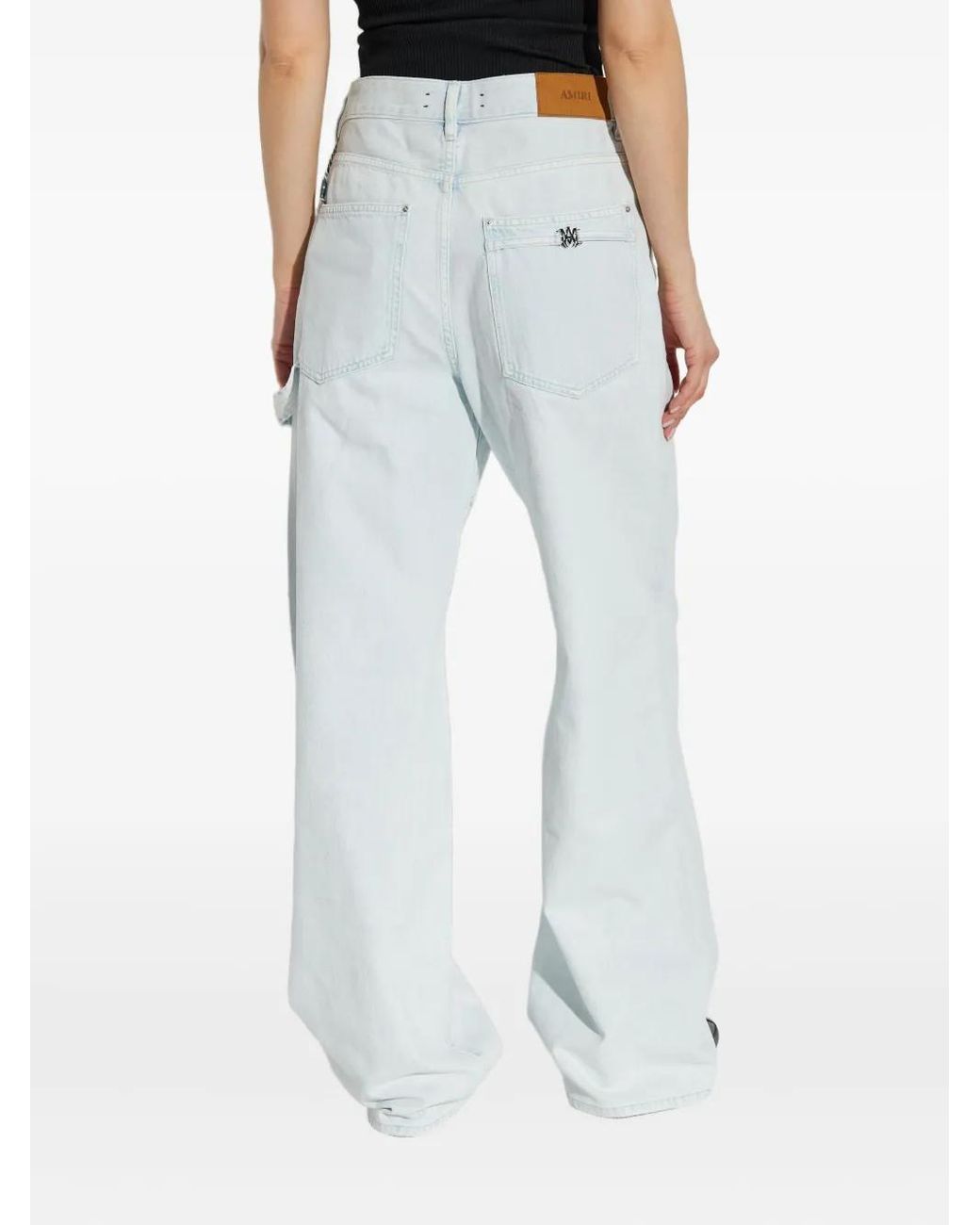 Amiri Logo-Charm Carpenter Jeans in Blue | Lyst