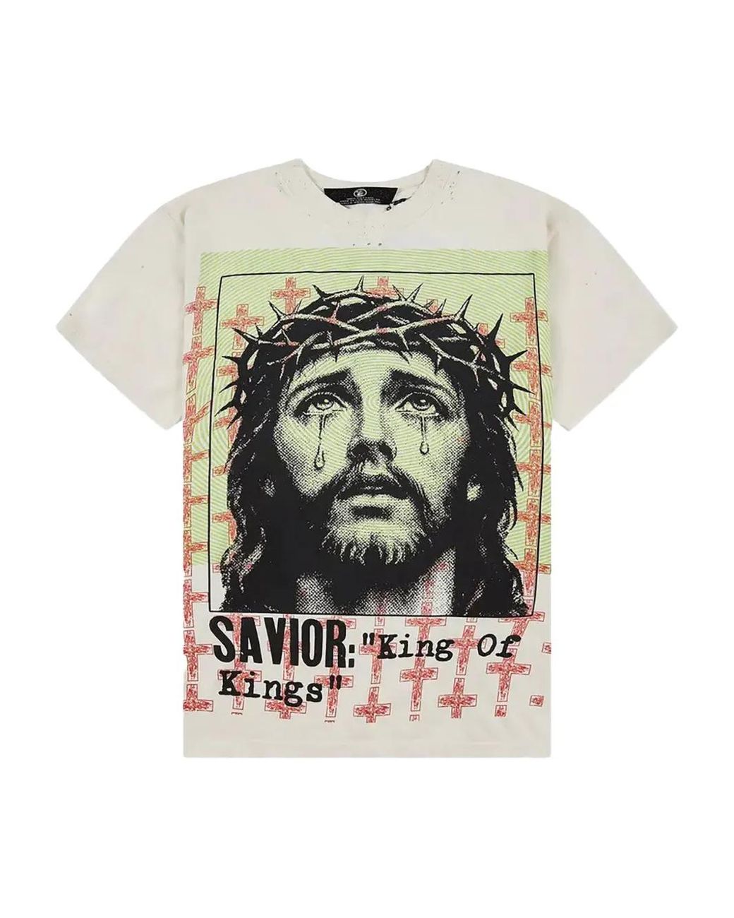 HELLSTAR Lettering Graphic T-Shirt in White for Men | Lyst UK
