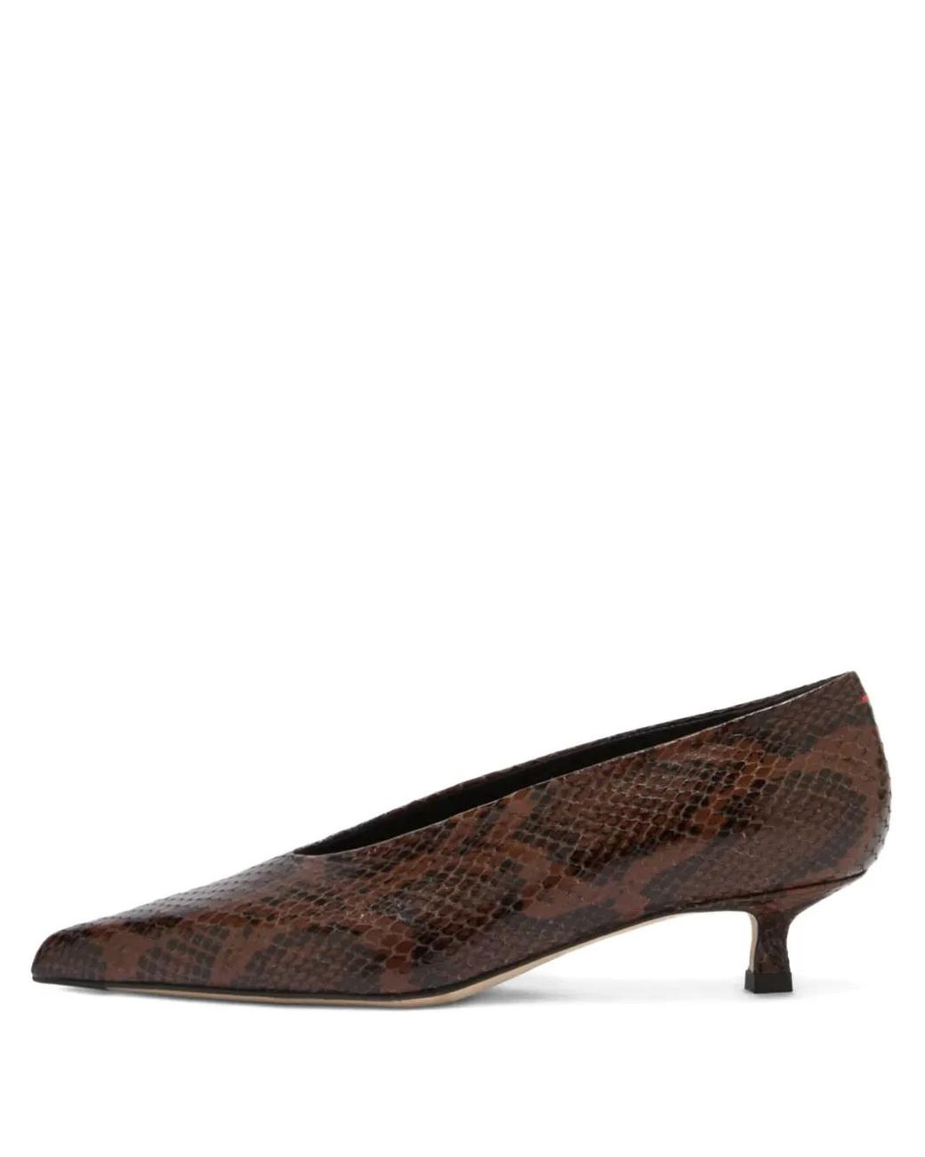 Aeyde 35Mm Clara Heeled Pumps in Brown | Lyst