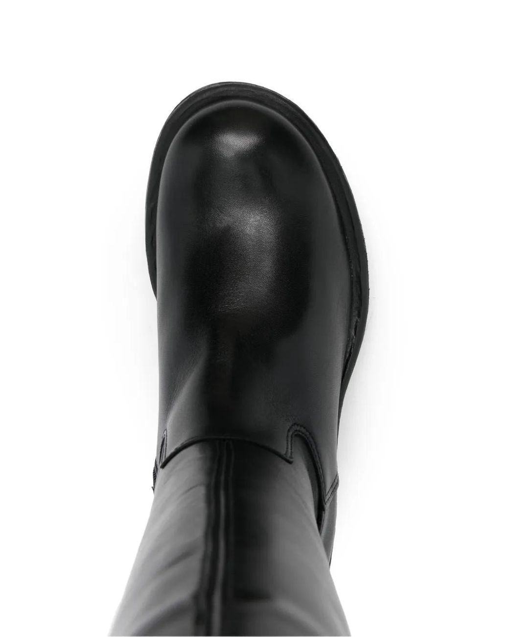 DIESEL Oval D-Logo Boots in Black | Lyst