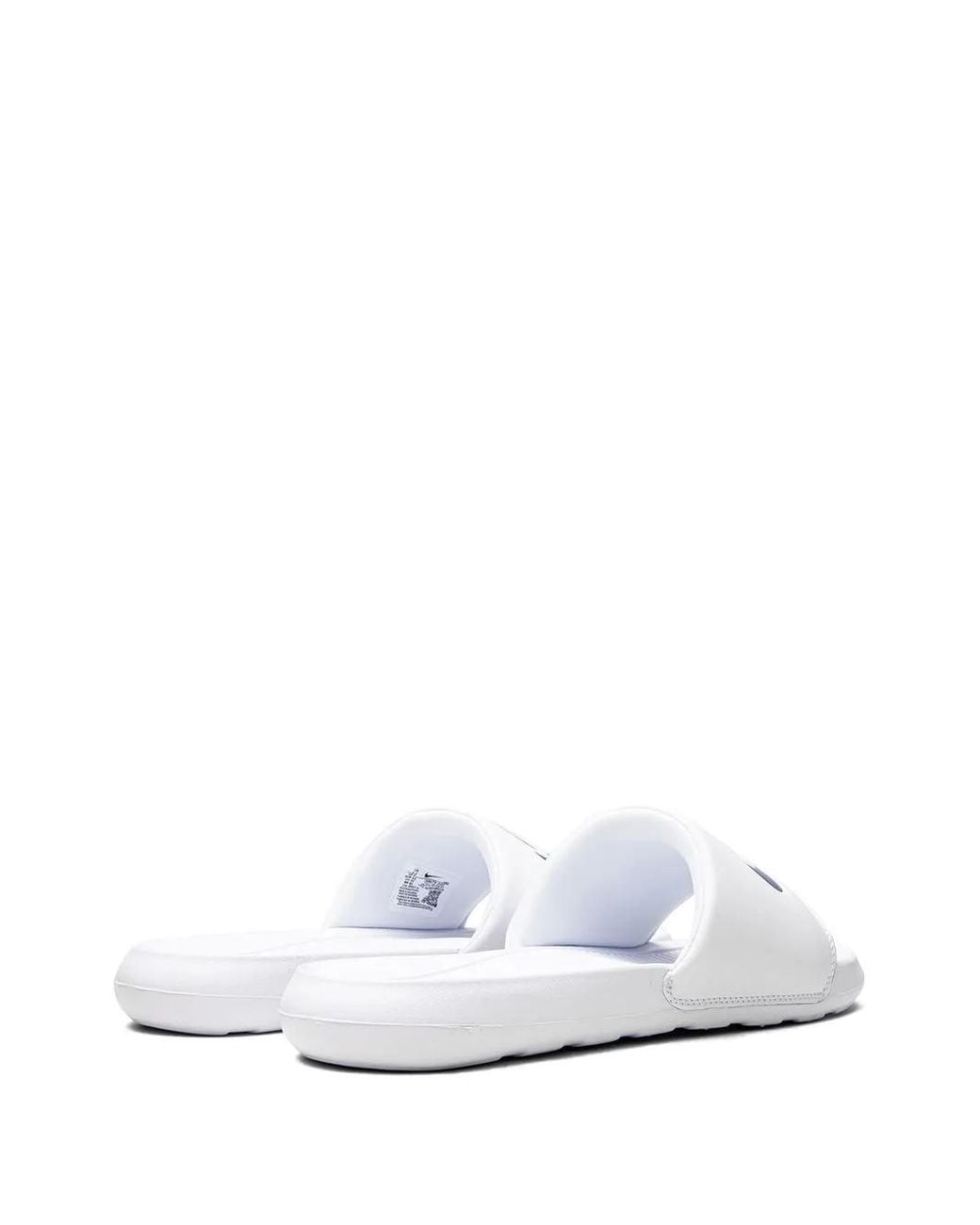 Nike Victori Flat Slides in White for Men | Lyst