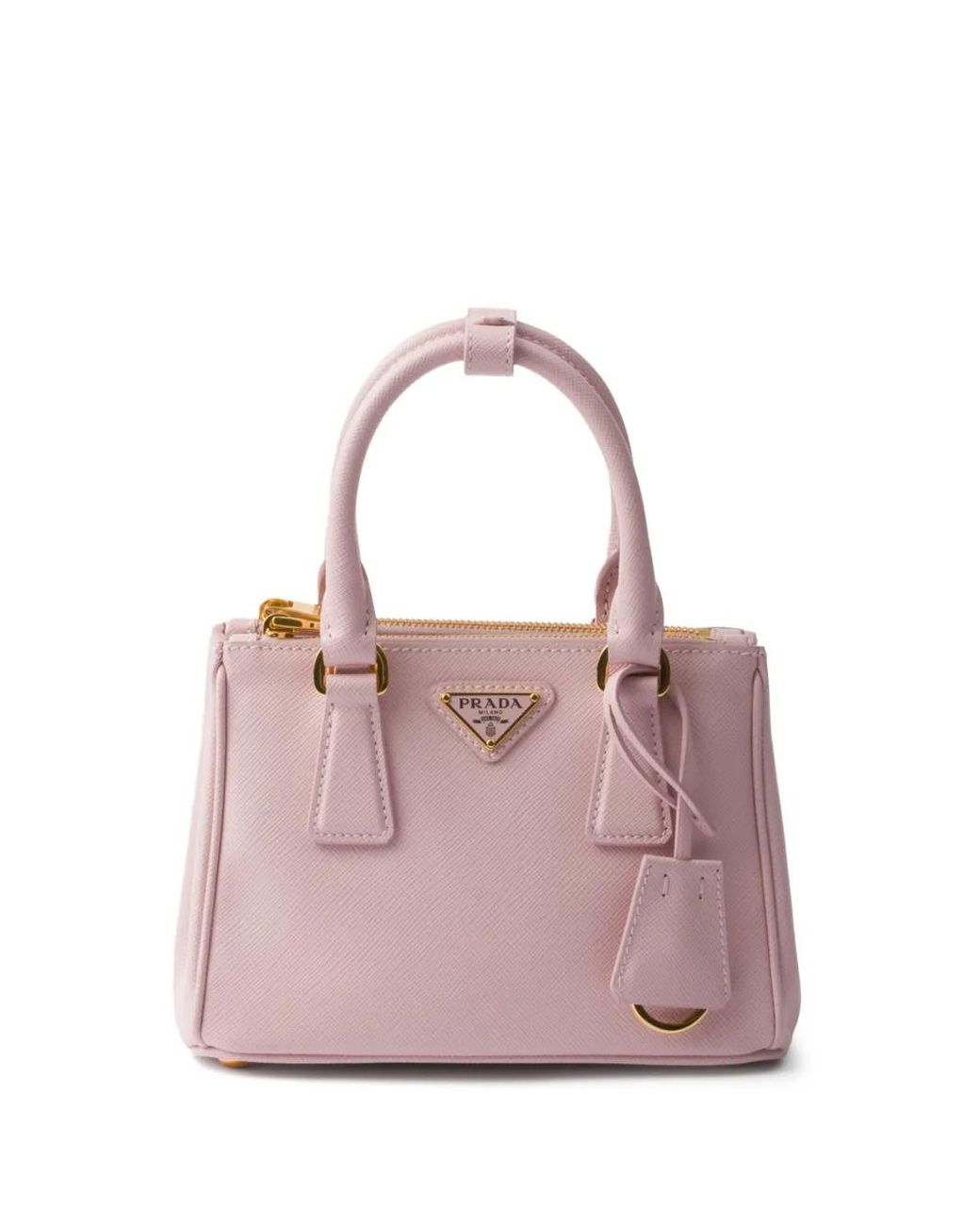 Prada Galleria Mini Bag in Pink | Lyst